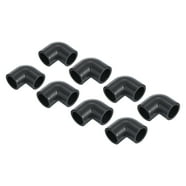 Uxcell UPVC Pipe Fitting 50mm Socket, 1 Pack Straight Coupling, Dark ...