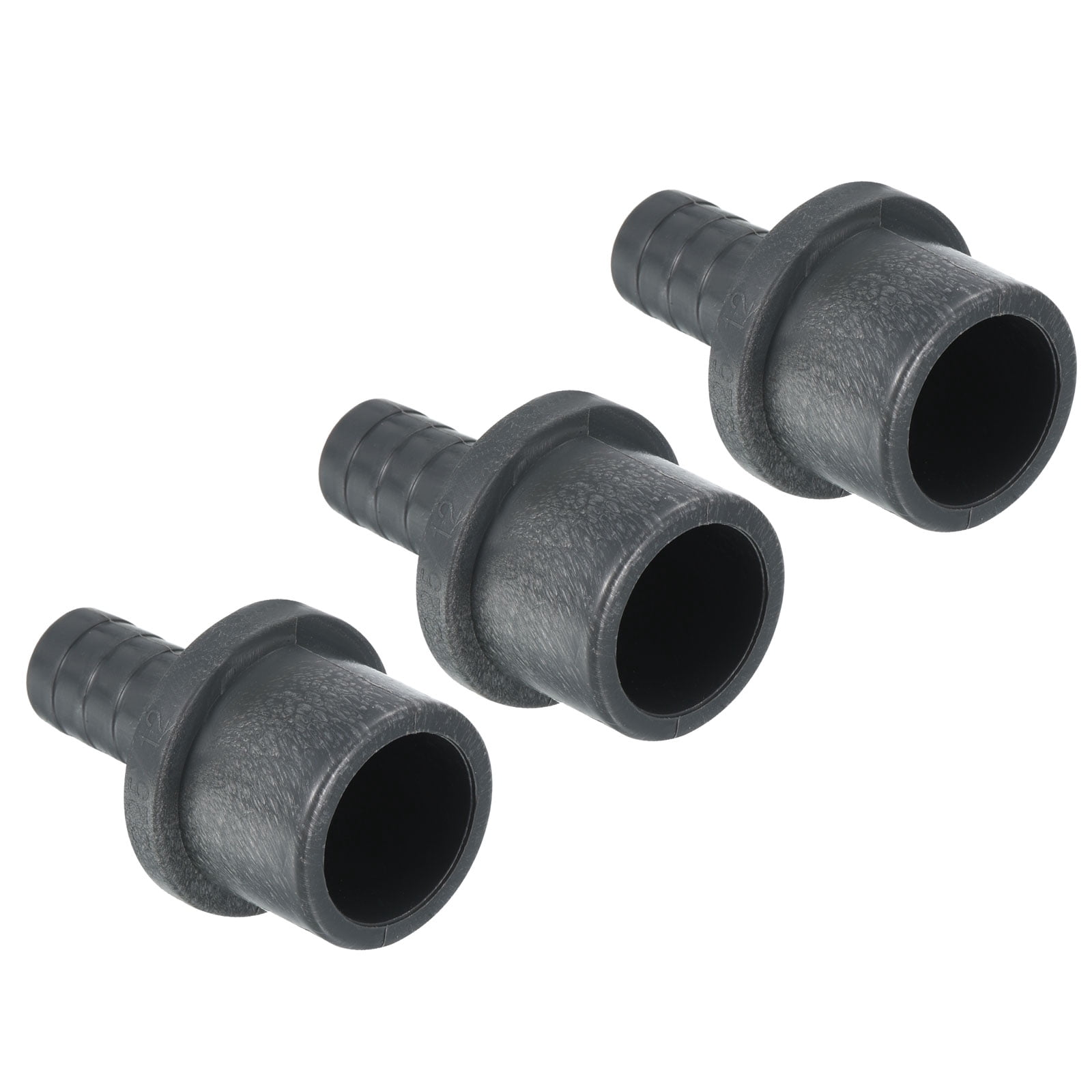 Uxcell UPVC Reducer Pipe Fitting 25x13mm, 3 Pack Straight Coupling ...