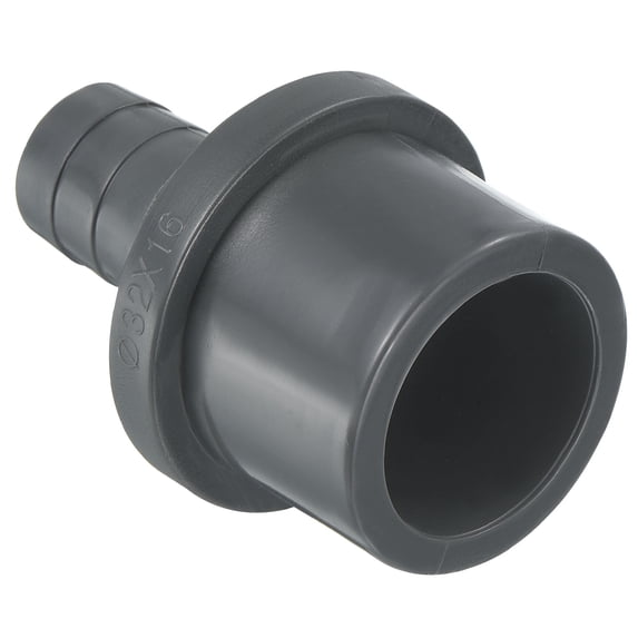 Uxcell Reducer Pipe Fitting 32x16mm, 1 Pack Straight Coupling Connector ...