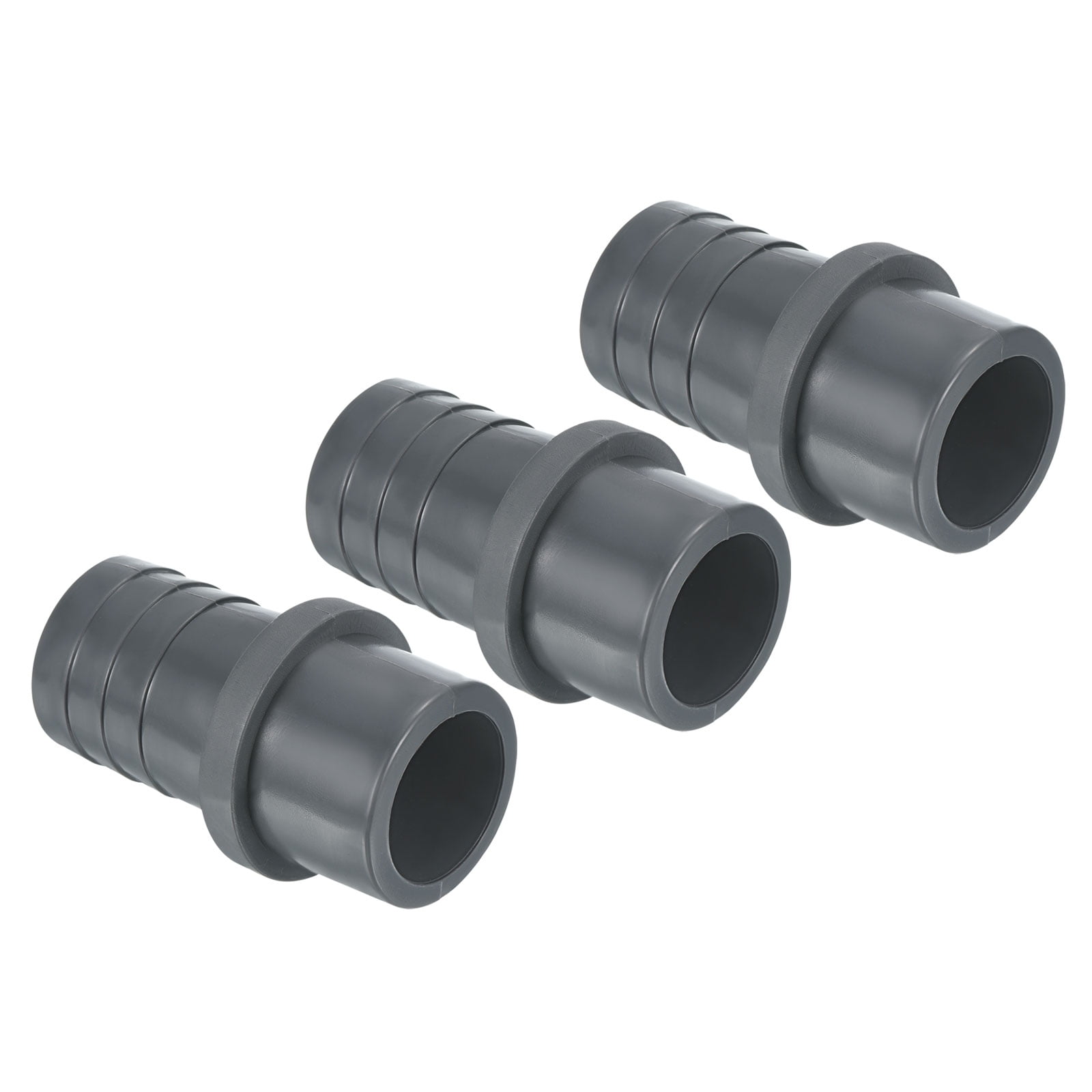 Uxcell UPVC Reducer Pipe Fitting 32x30mm, 3 Pack Straight Coupling ...