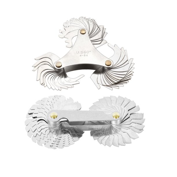 Uxcell US SAE Type, Metric Thread Gauge Set 2 Pack - Walmart Business ...