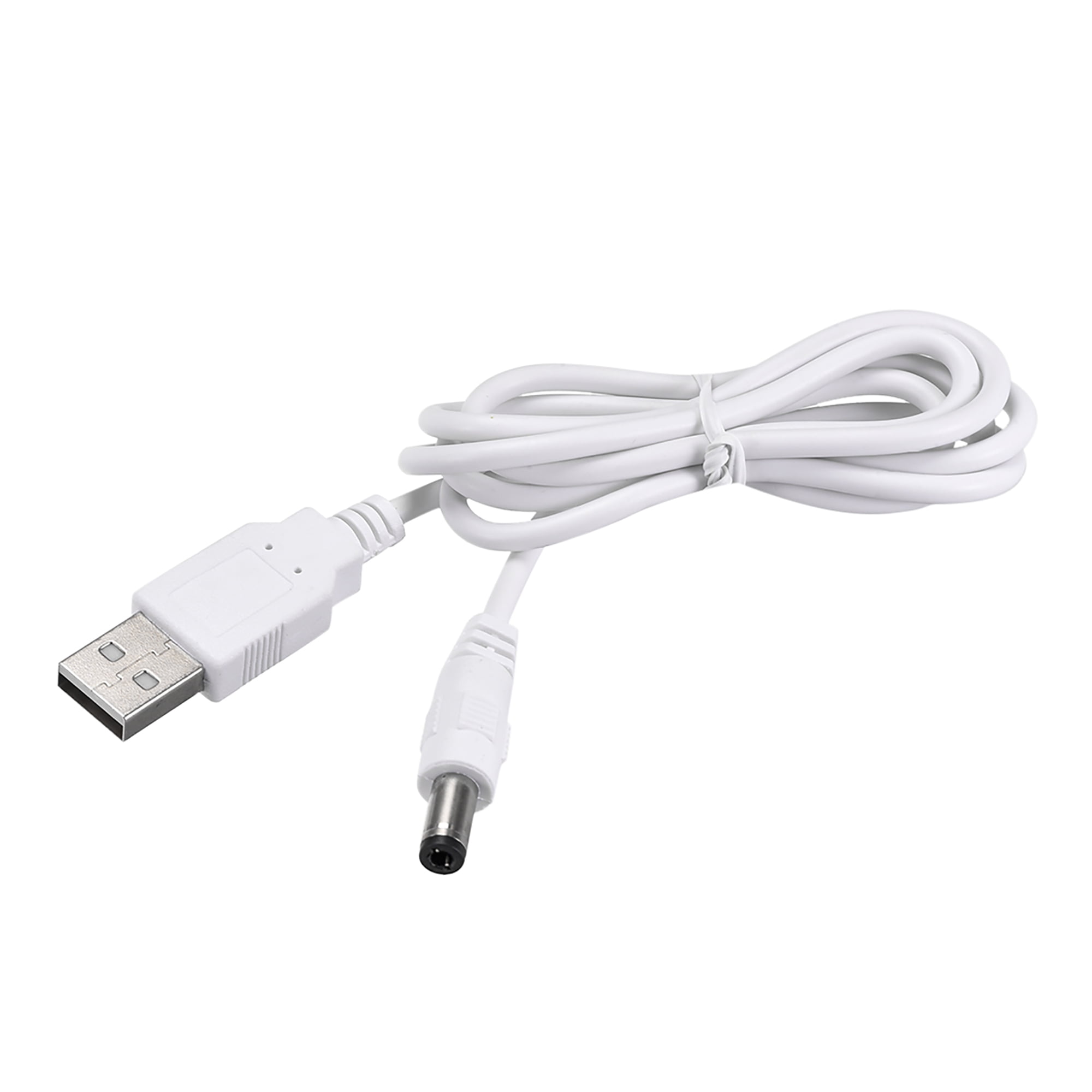 Uxcell USB 2.0 a Type Male to 5.5 x 2.5mm DC 5V Power Plugs Barrel ...
