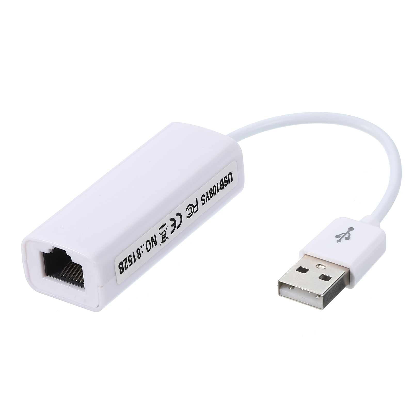 Uxcell USB 2.0 to RJ45 Cable Network Adapter 10/100M Ethernet LAN Driver-Free Network Card ...