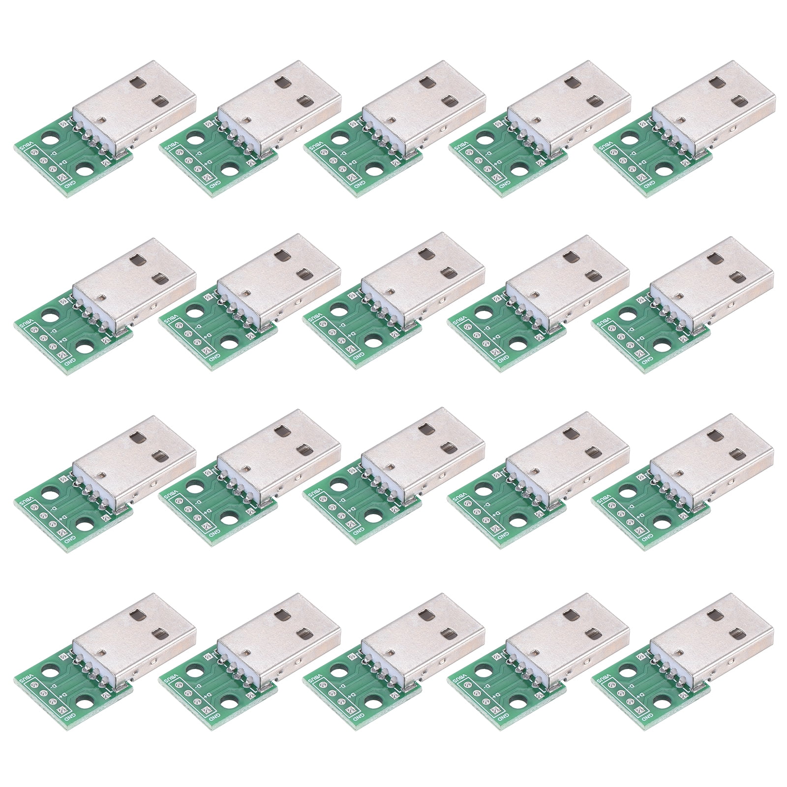 Uxcell USB Break Out Board Mini USB to DIP Adapter Board 1.24"x0.6"x0 ...