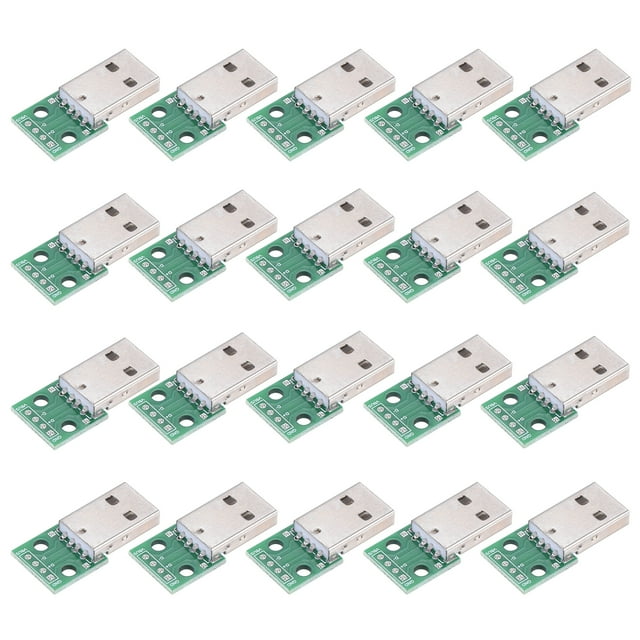 Uxcell USB Break Out Board Mini USB to DIP Adapter Board 1.24"x0.6"x0 ...