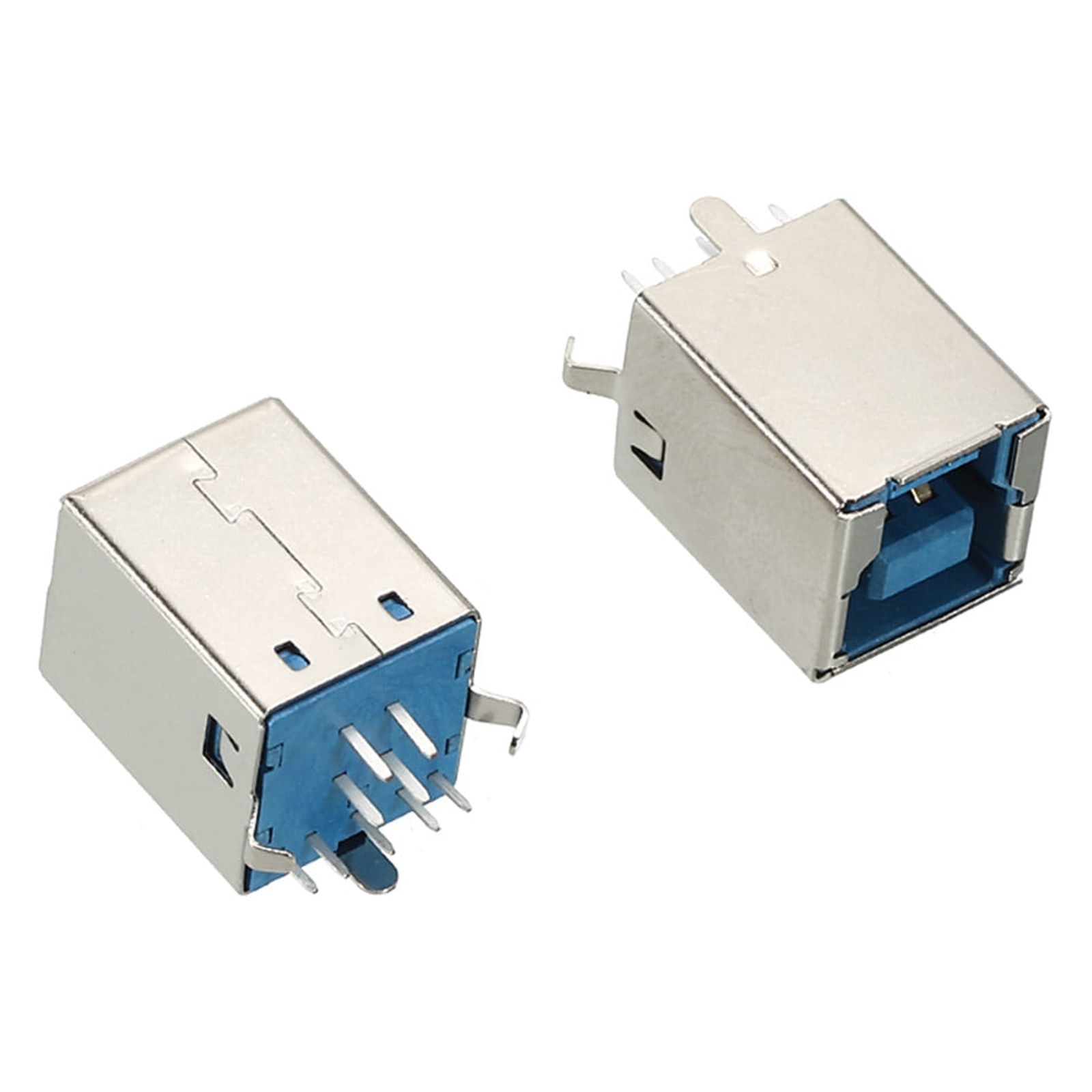 Uxcell USB Connector 3.0 Type B 9Pin Female 180 Degree Jack Solder USB ...