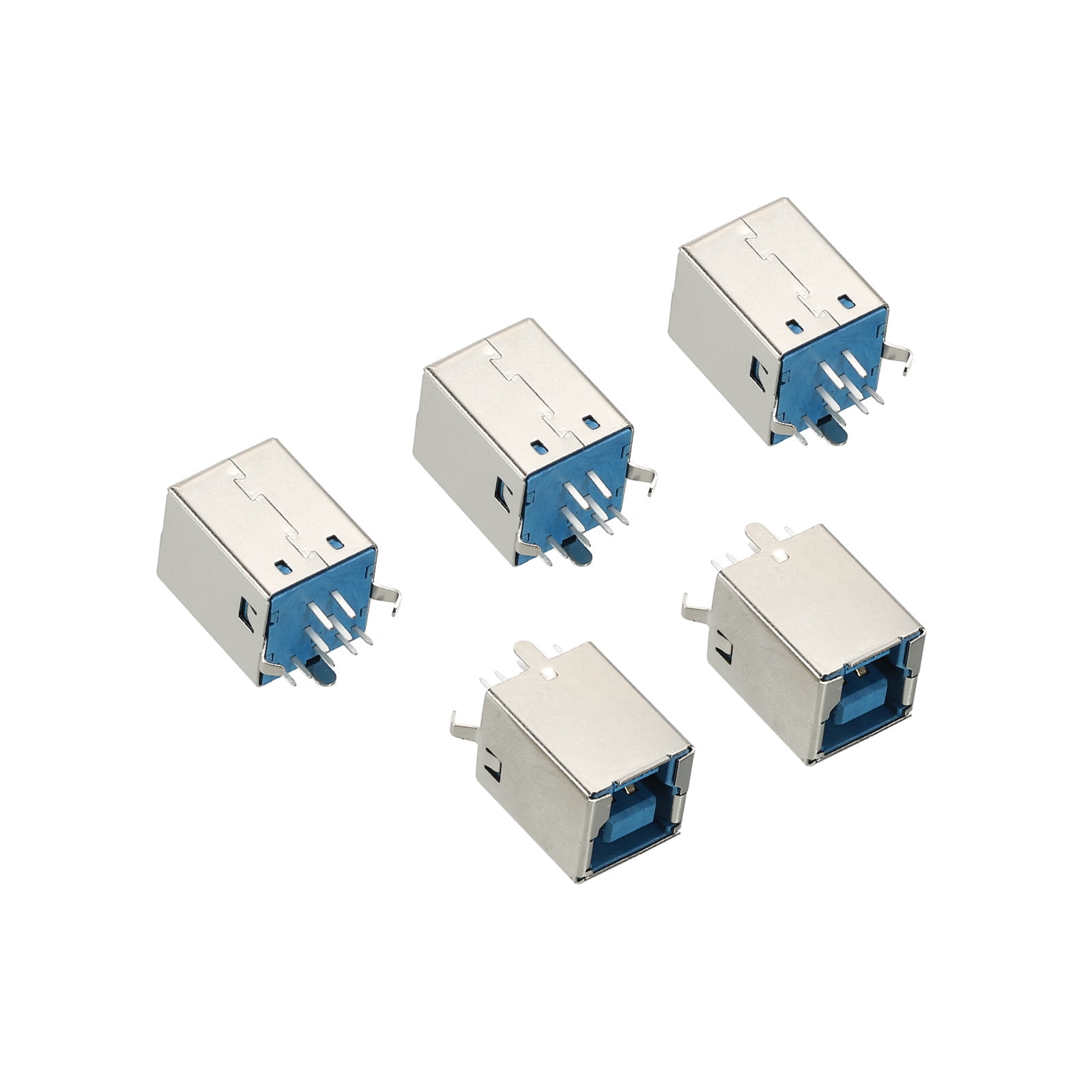 Uxcell USB Connector 3.0 Type B 9Pin Female 180 Degree Jack Solder USB ...