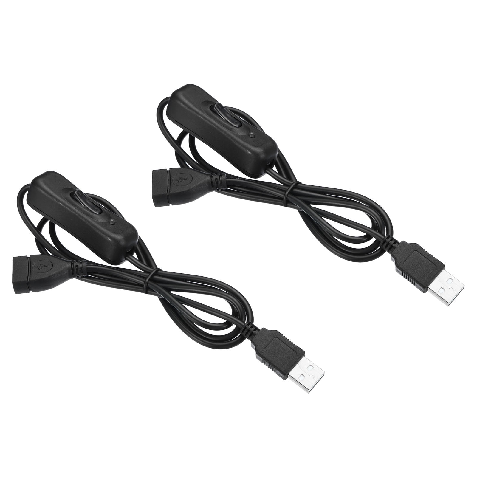Uxcell USB Extension Cable with ON/Off Switch Extension Power Cords ...