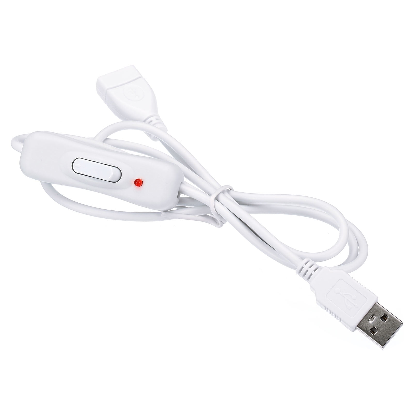 Uxcell USB Extension Cable with ON/Off Switch Extension Power Cords ...