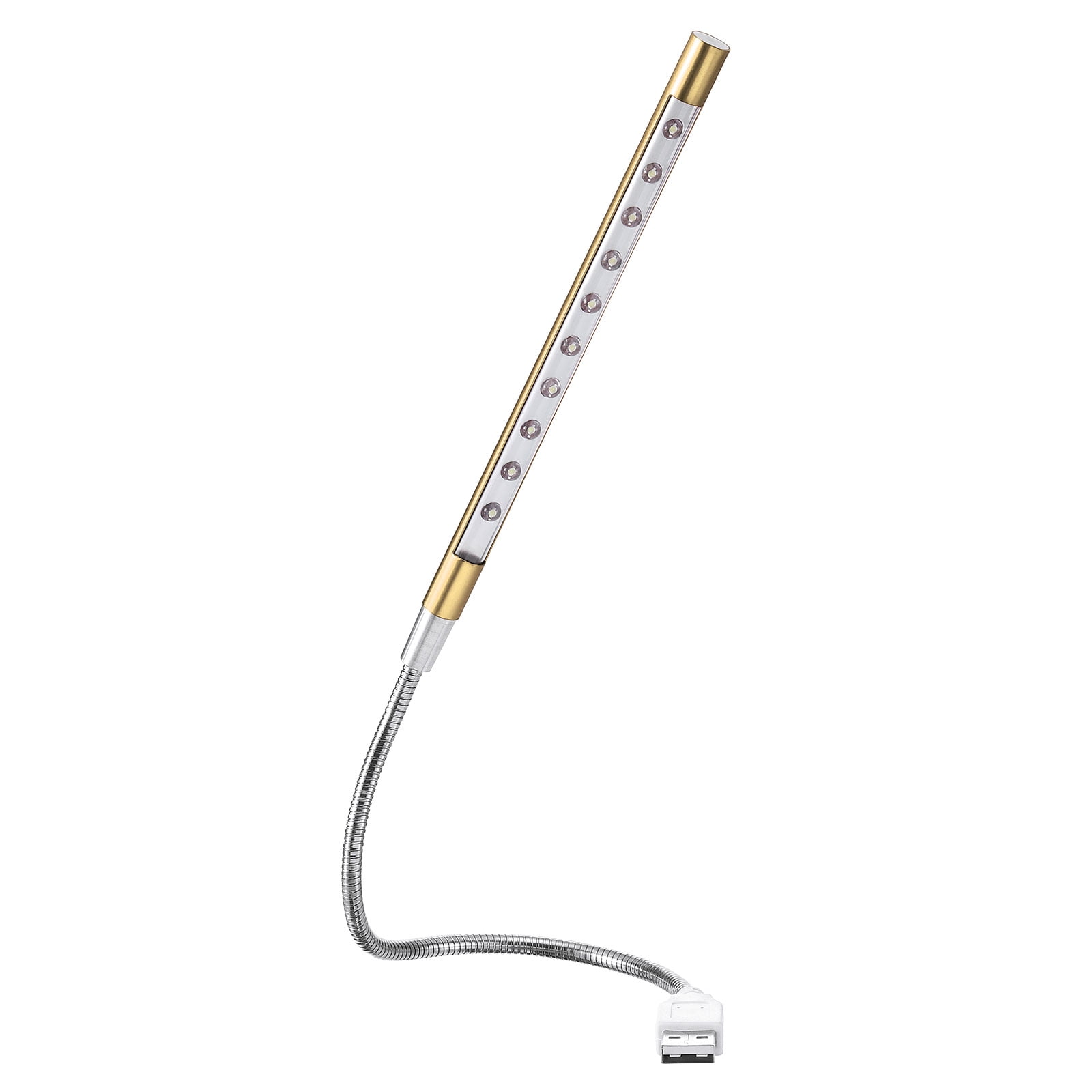 Uxcell USB LED Lights, 10 Lamp Beads LED Light Flexible Stick Long ...
