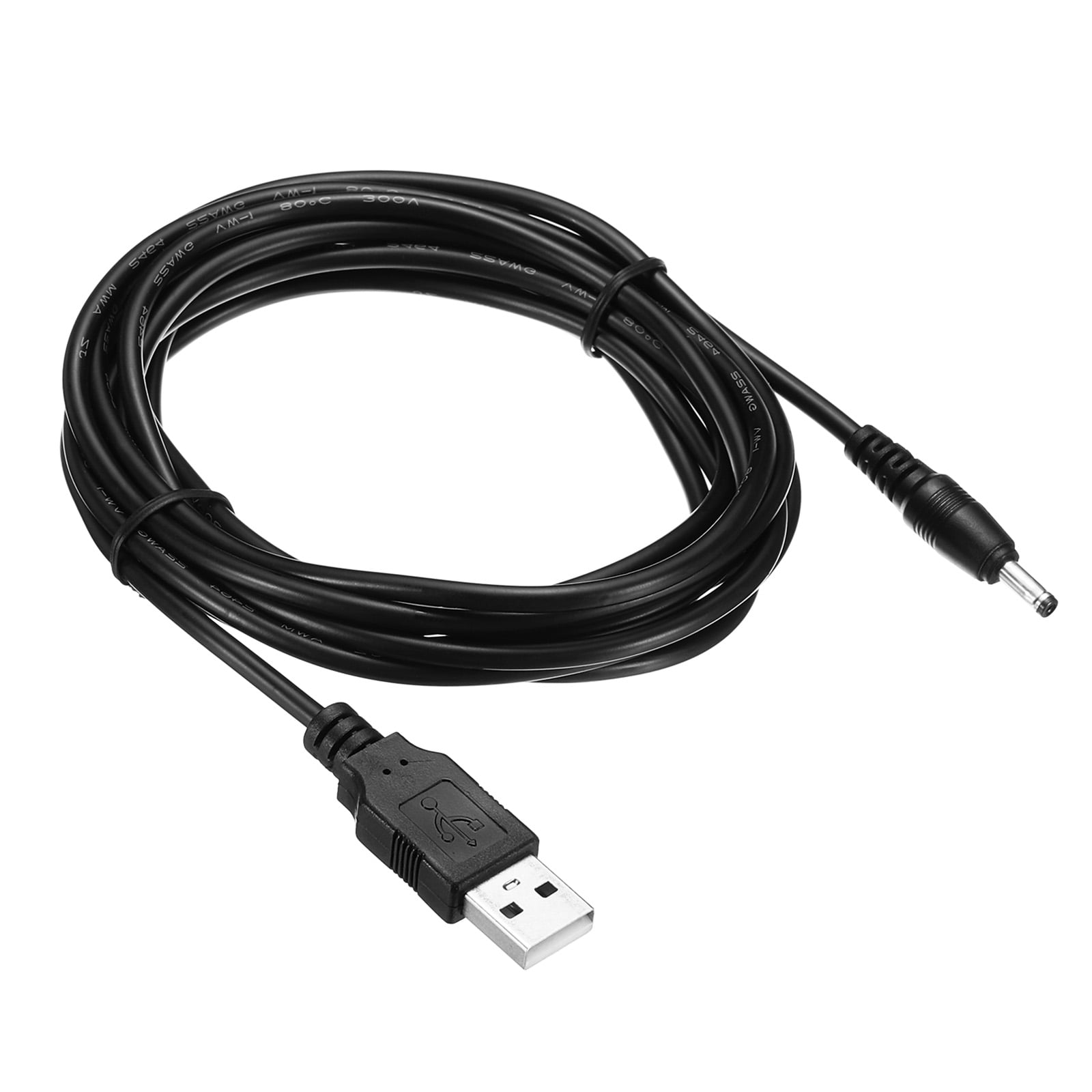 Uxcell USB Male to DC 3.5 x 1.35 mm Male Power Cord 300cm Charging ...