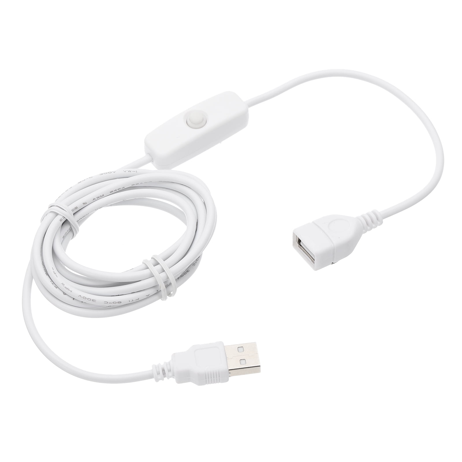 Uxcell USB Switch Extension Cable with Switch, Inline Button Switch ...