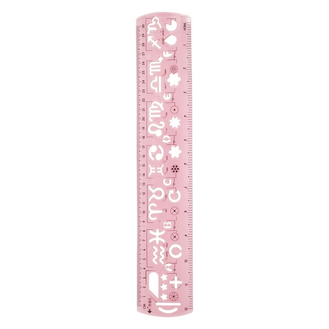 Uxcell Unbreakable Flexible Rulers 30cm/12" Double Scale Shatterproof ...