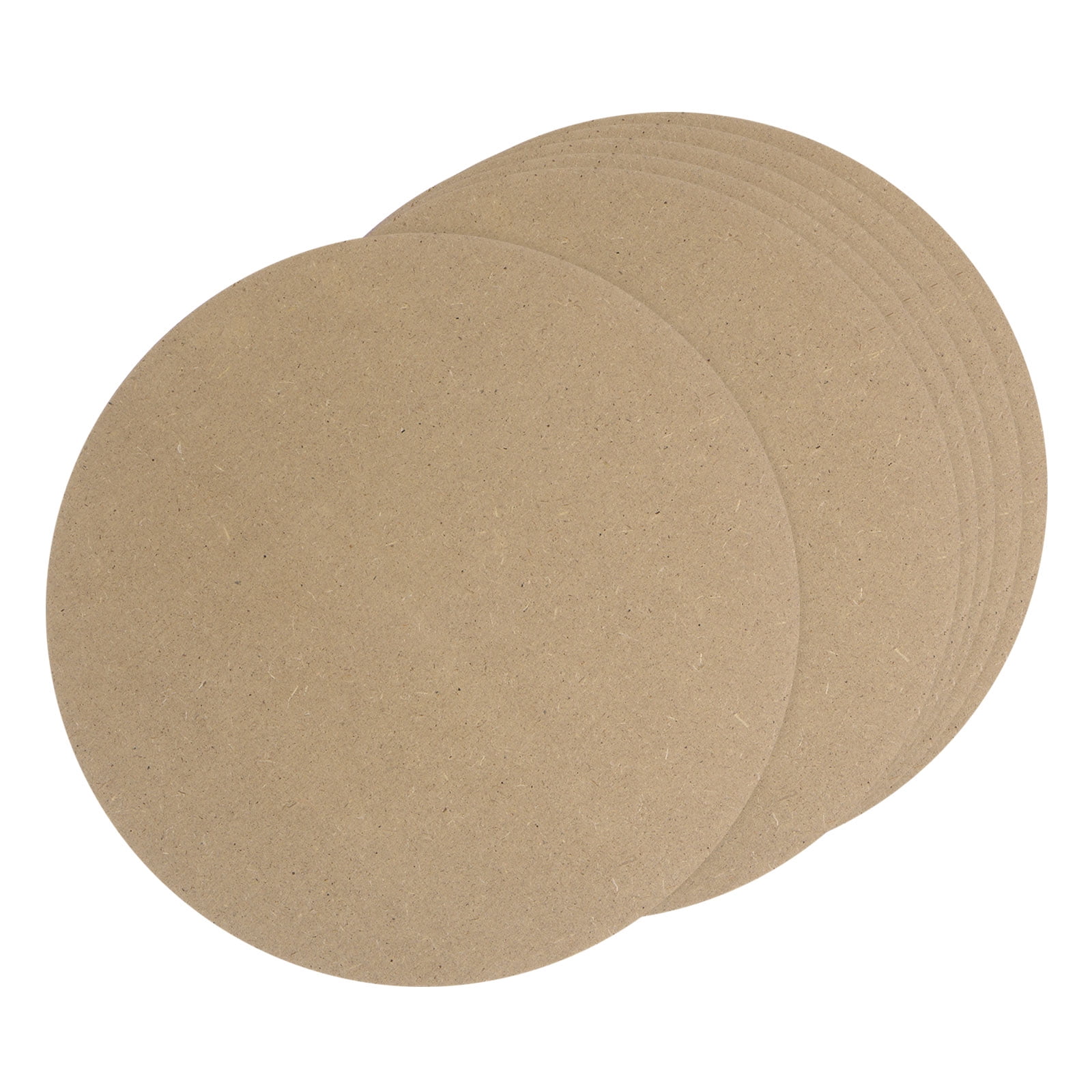 Uxcell Unfinished Wood Circles Disc Cutouts, 6" Wood Round Slices, 0.12 ...