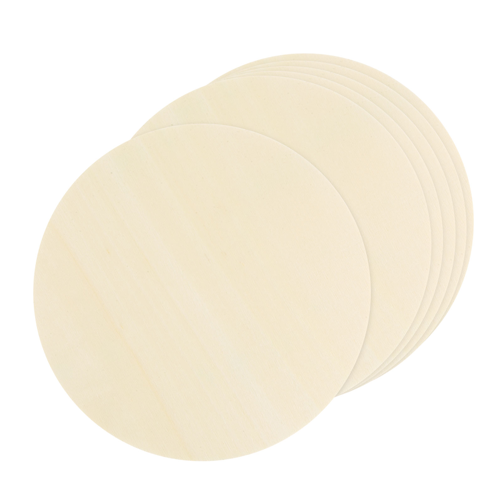 Uxcell Unfinished Wood Circles for Crafts, 8" Wood Round Slices, 0.12 ...