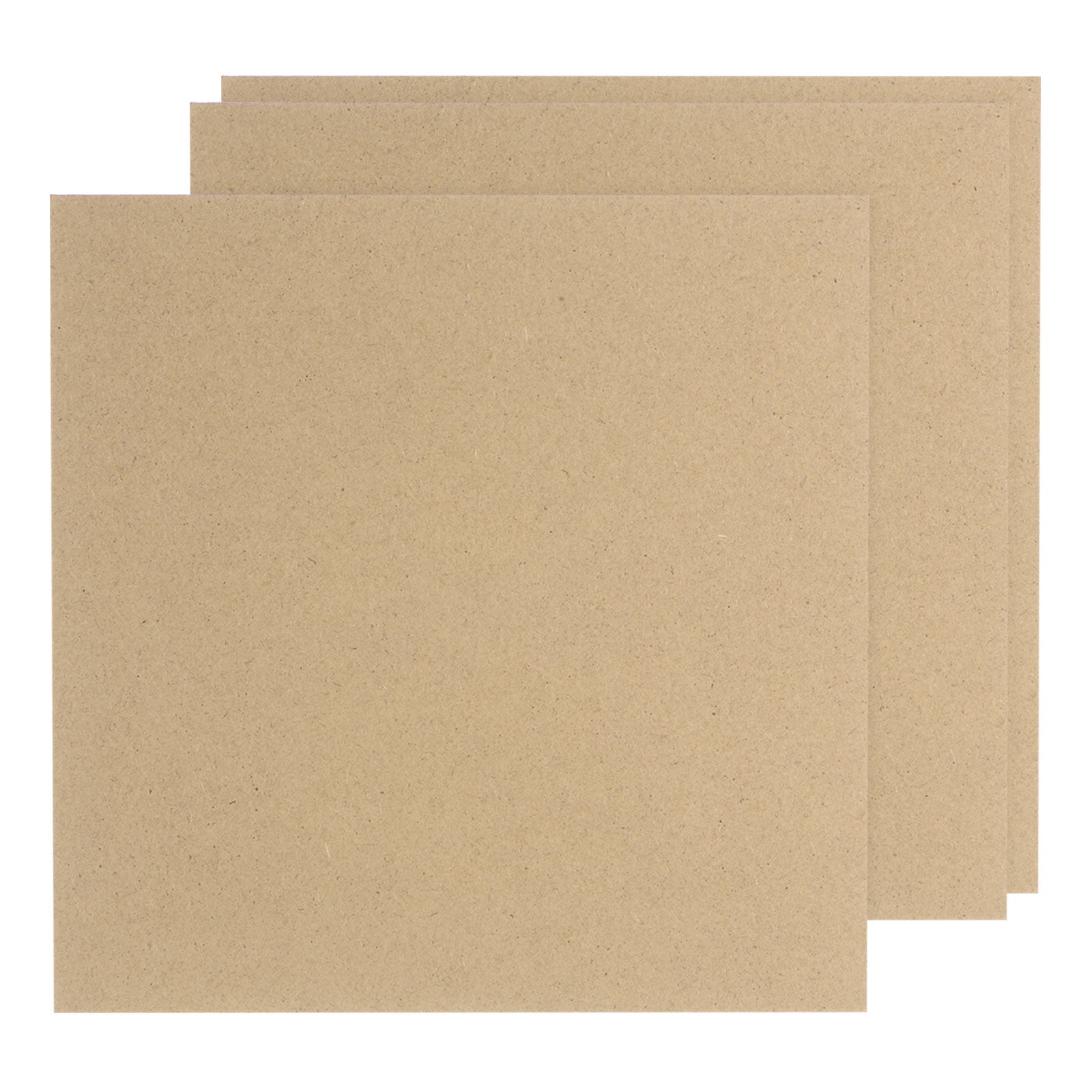 Uxcell Unfinished Wood Square Cutouts, 8" Wood Slices, 0.12" Thick 3 ...