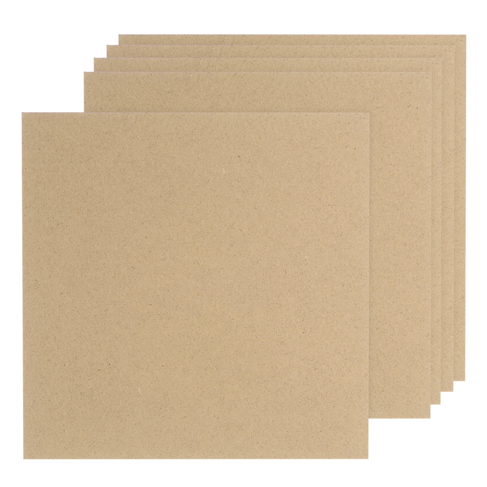 Uxcell Unfinished Wood Square Cutouts, 8" Wood Slices, 0.12" Thick 5 ...