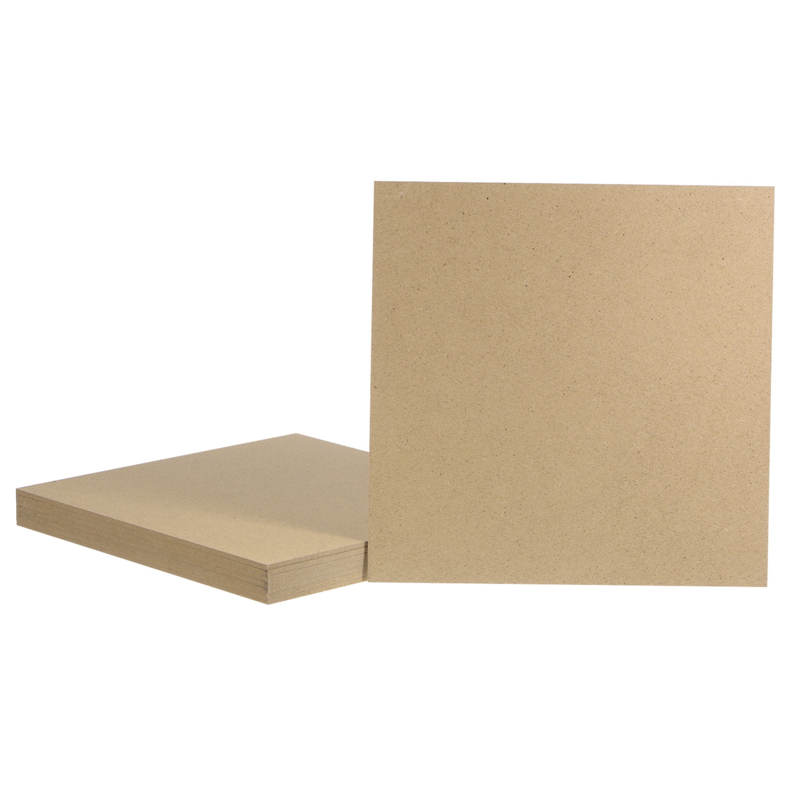 Uxcell Unfinished Wood Square Cutouts, 8" Wood Slices, 0.12" Thick 8 ...