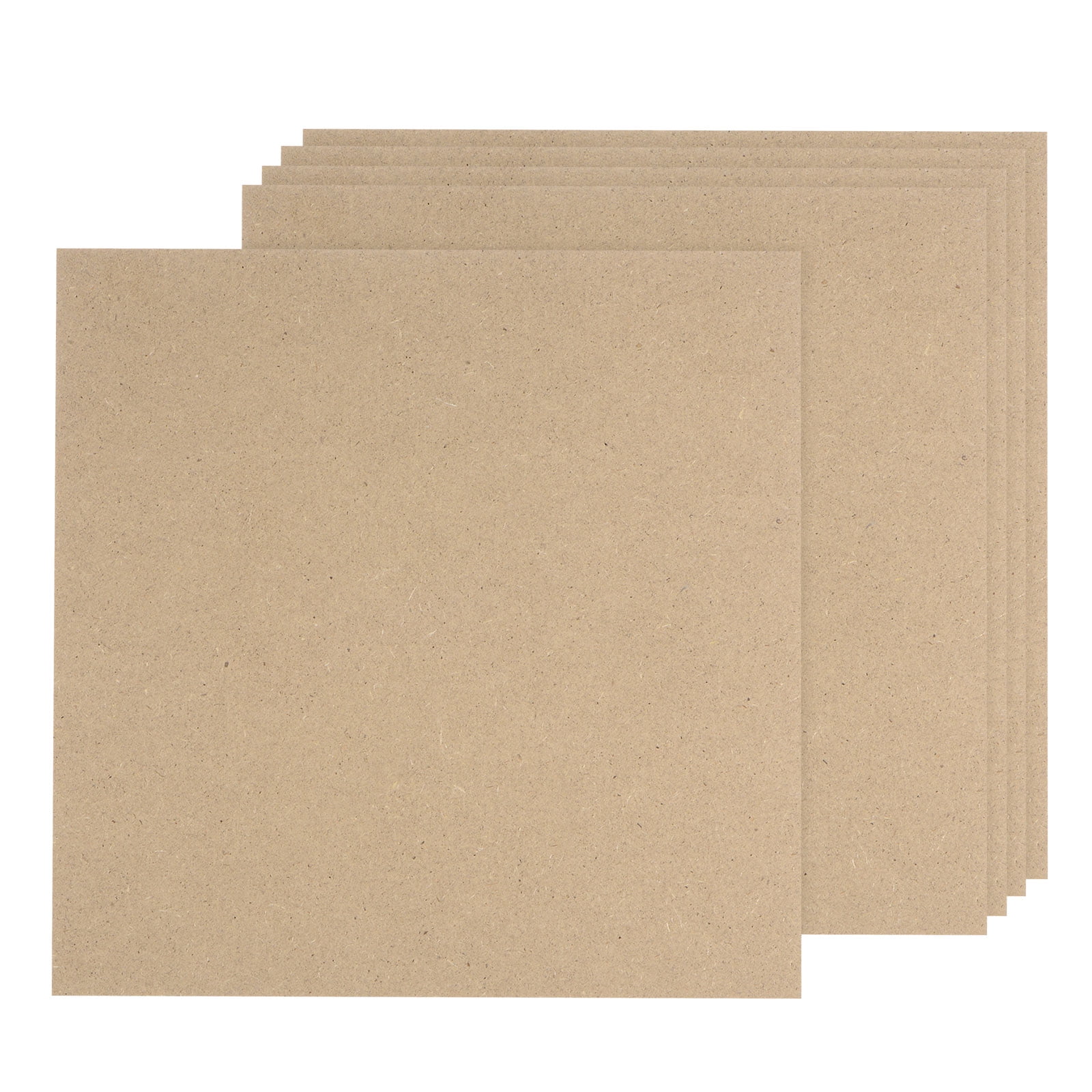 Uxcell Unfinished Wood Square Cutouts, 8" Wood Slices, 0.31" Thick 5 ...