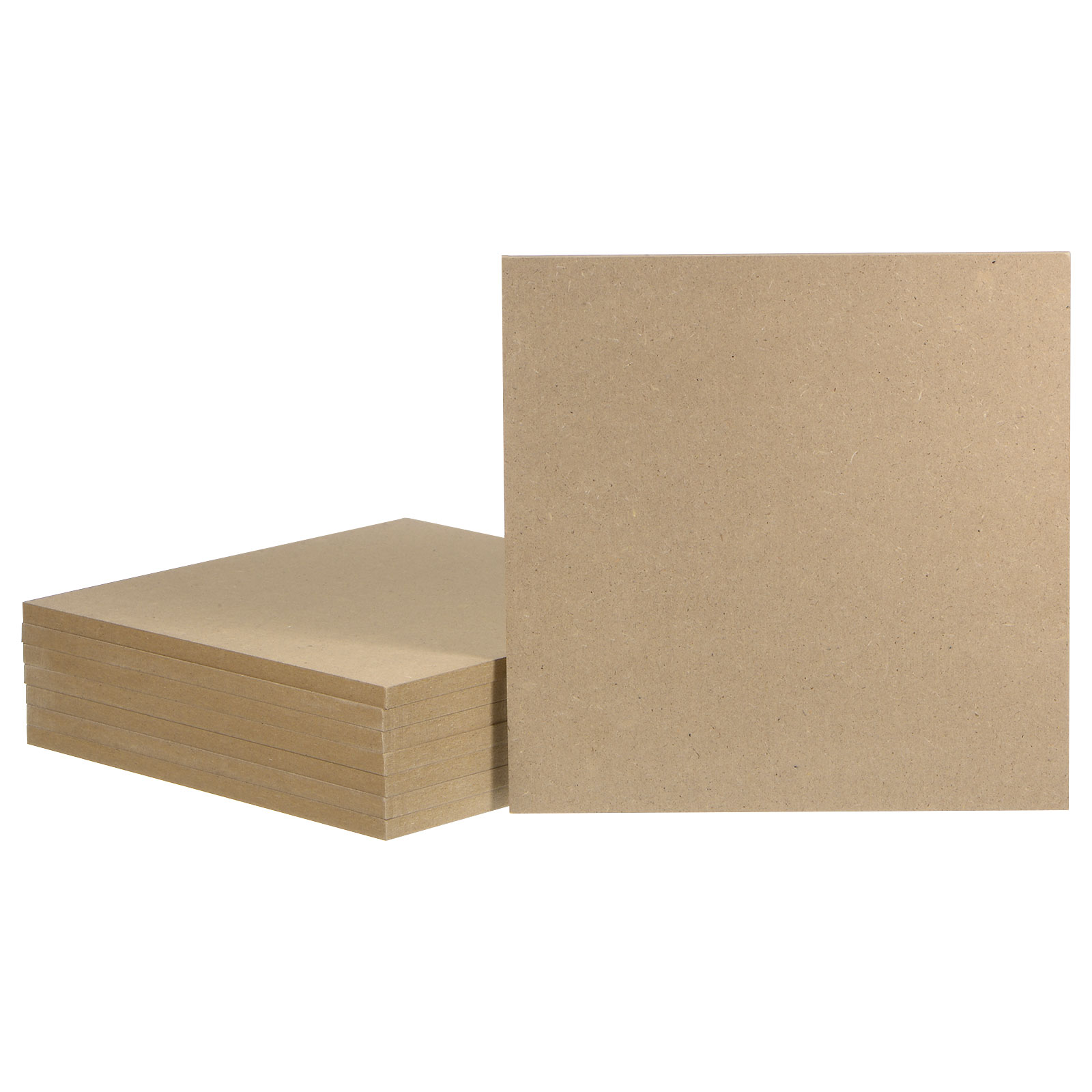 Uxcell Unfinished Wood Square Cutouts, 8" Wood Slices, 0.31" Thick 8 ...