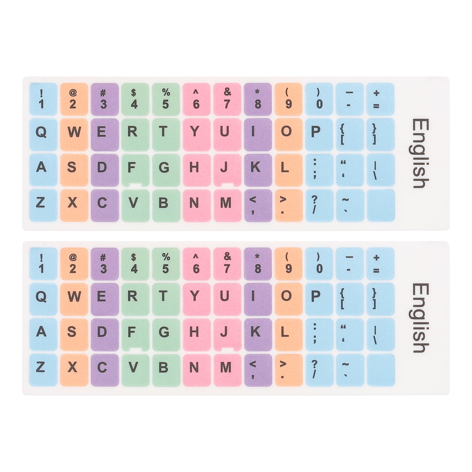 Uxcell Universal English Keyboard Stickers, Replacement Keyboard ...