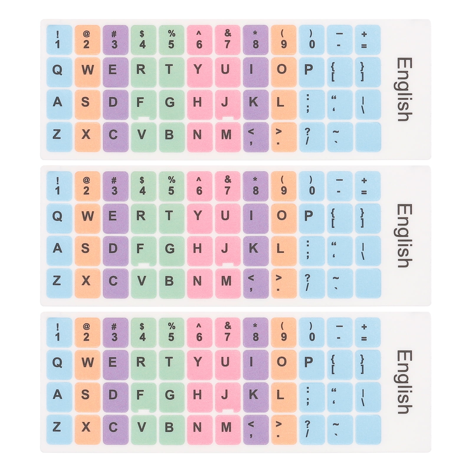 Uxcell Universal English Keyboard Stickers, Replacement Keyboard ...