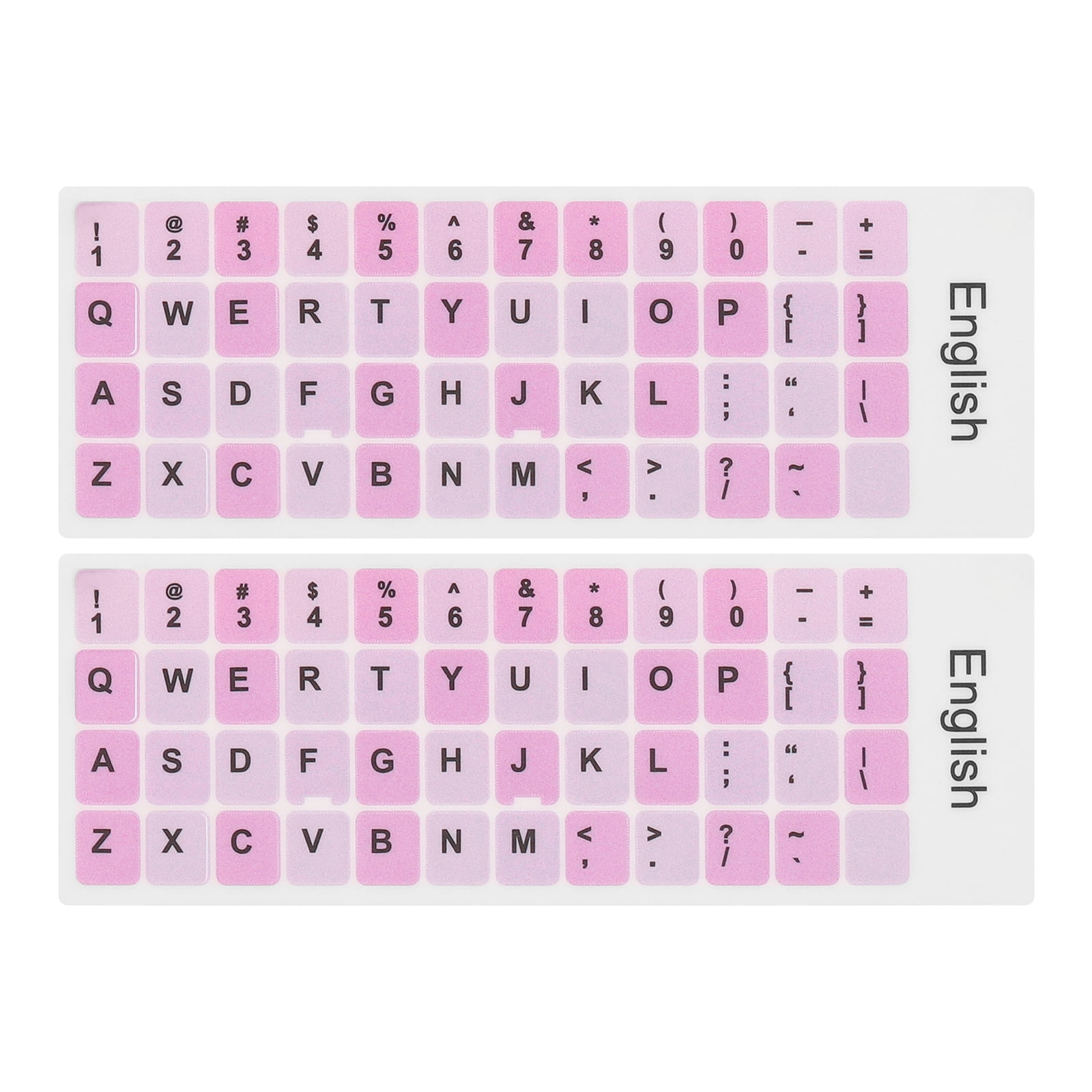 Uxcell Universal English Keyboard Stickers, Replacement Keyboard ...