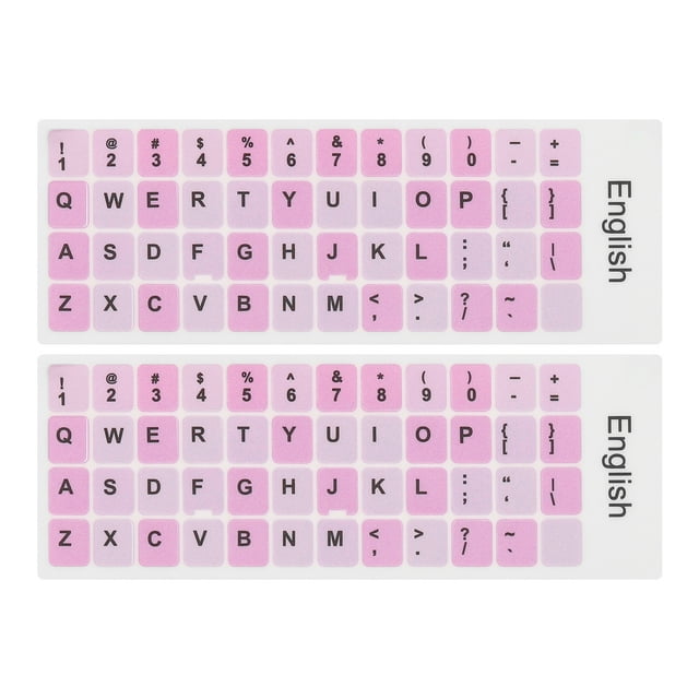 Uxcell Universal English Keyboard Stickers, Replacement Keyboard ...
