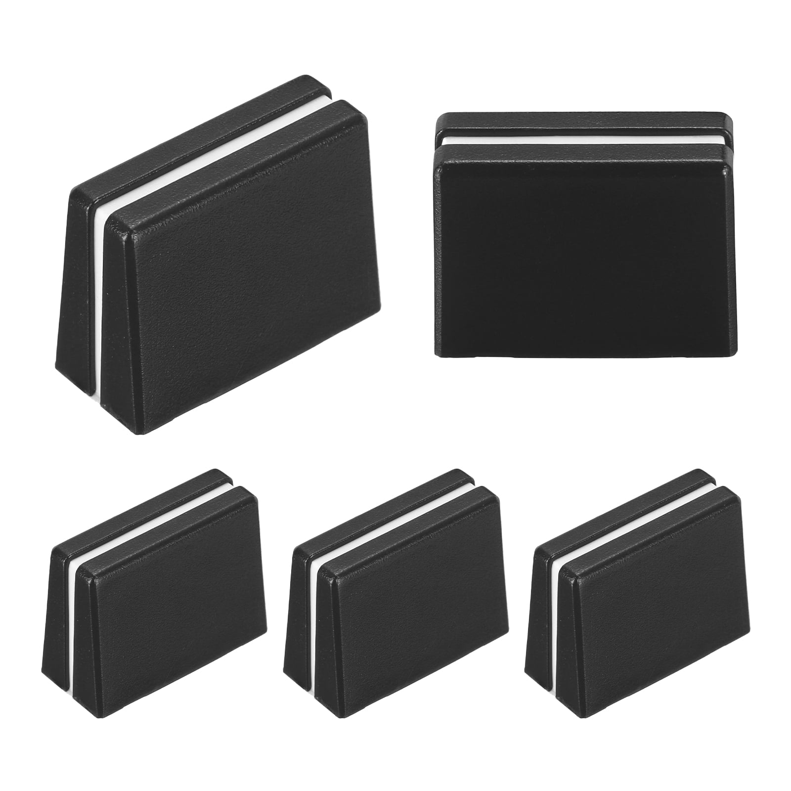 Uxcell Universal Fader Knobs, Black Mixer Fader Caps Slider ...