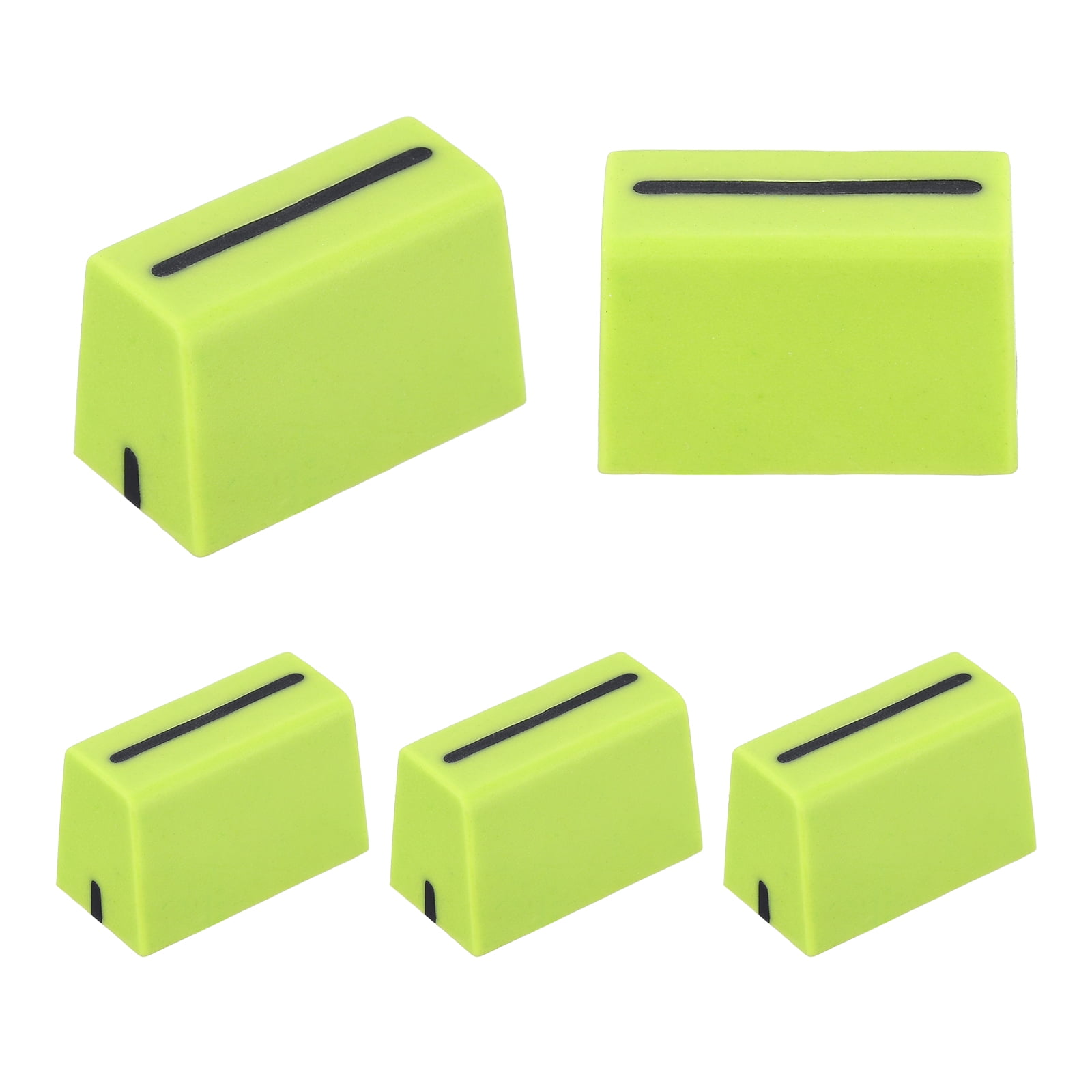 Uxcell Universal Fader Knobs, Green Mixer Fader Caps Slider ...