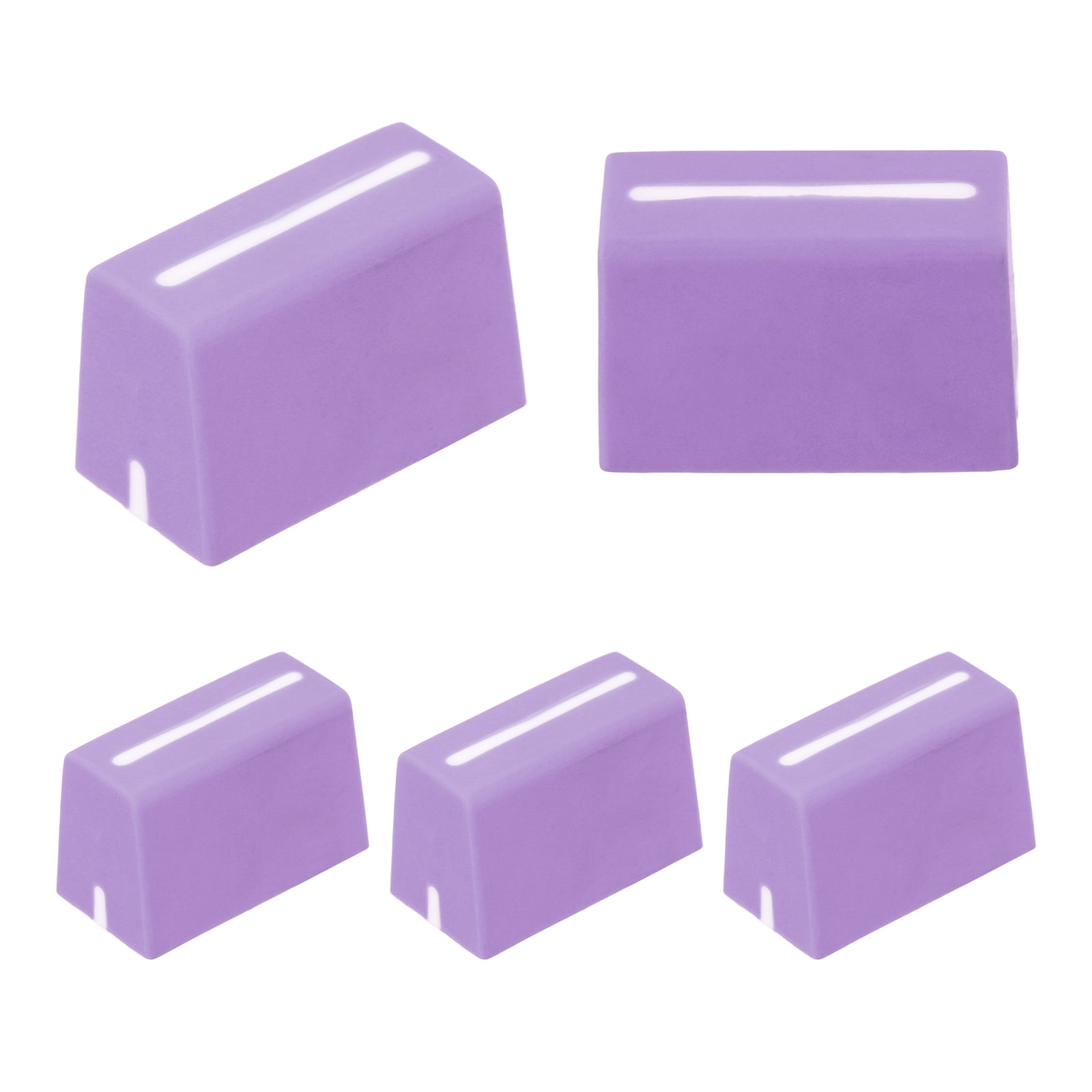 Uxcell Universal Fader Knobs, Purple Mixer Fader Caps Slider ...