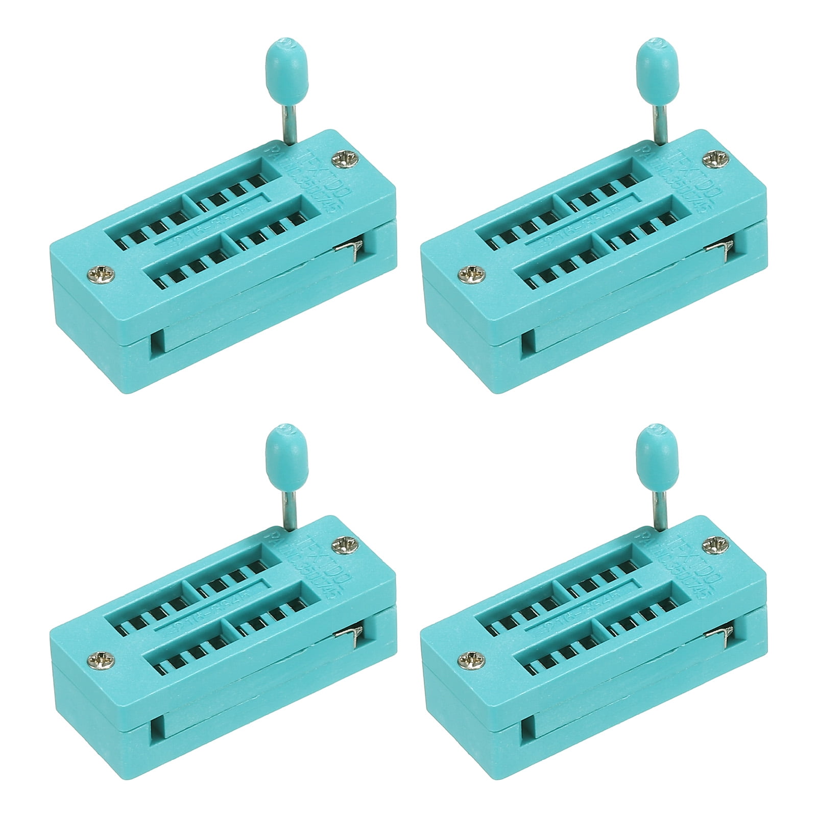 Uxcell Universal IC Test ZIF Socket 16 Pin 2.54mm Pitch for ...