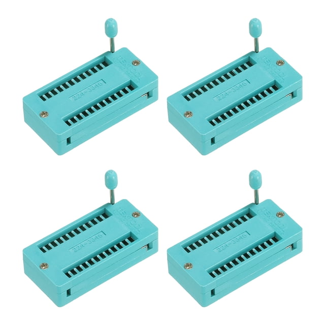 Uxcell Universal IC Test ZIF Socket 24 Pin 2.54mm Pitch for ...