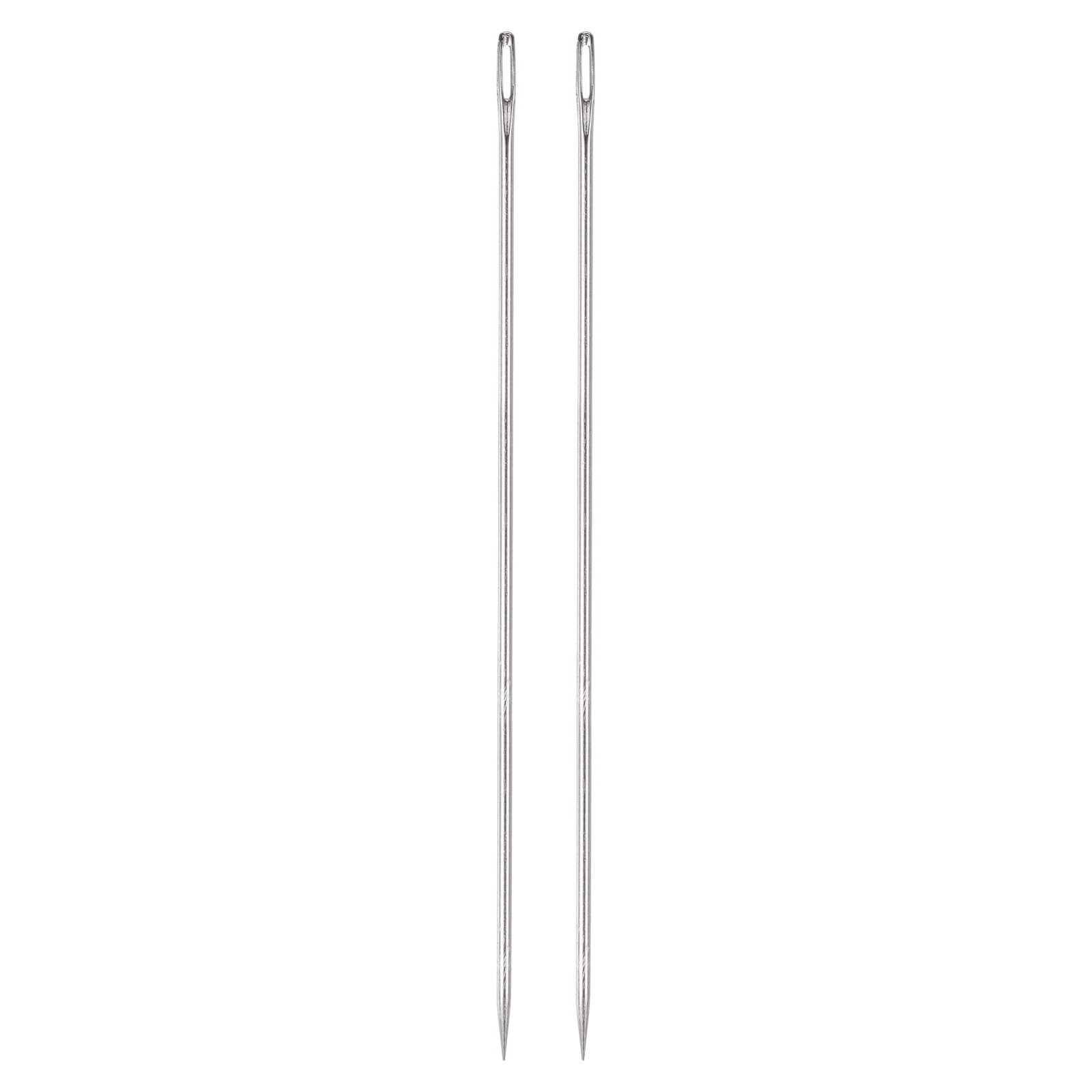 Uxcell Upholstery Needle Large Eye Stitching Extra Long Sewing Needles ...