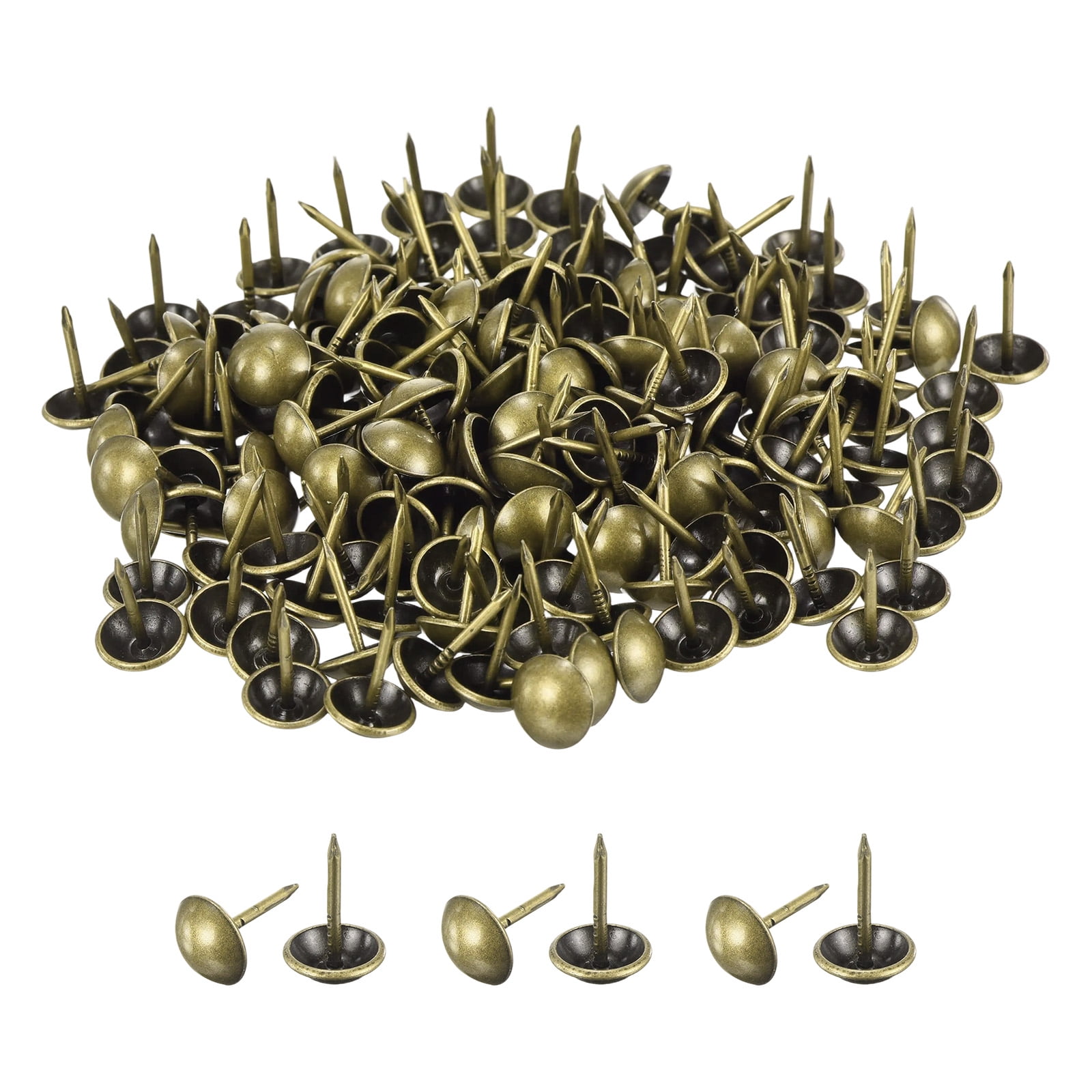 Uxcell Upholstery Tacks for Furniture, 3/4 Inch (19 x 22mm)Metal Round ...