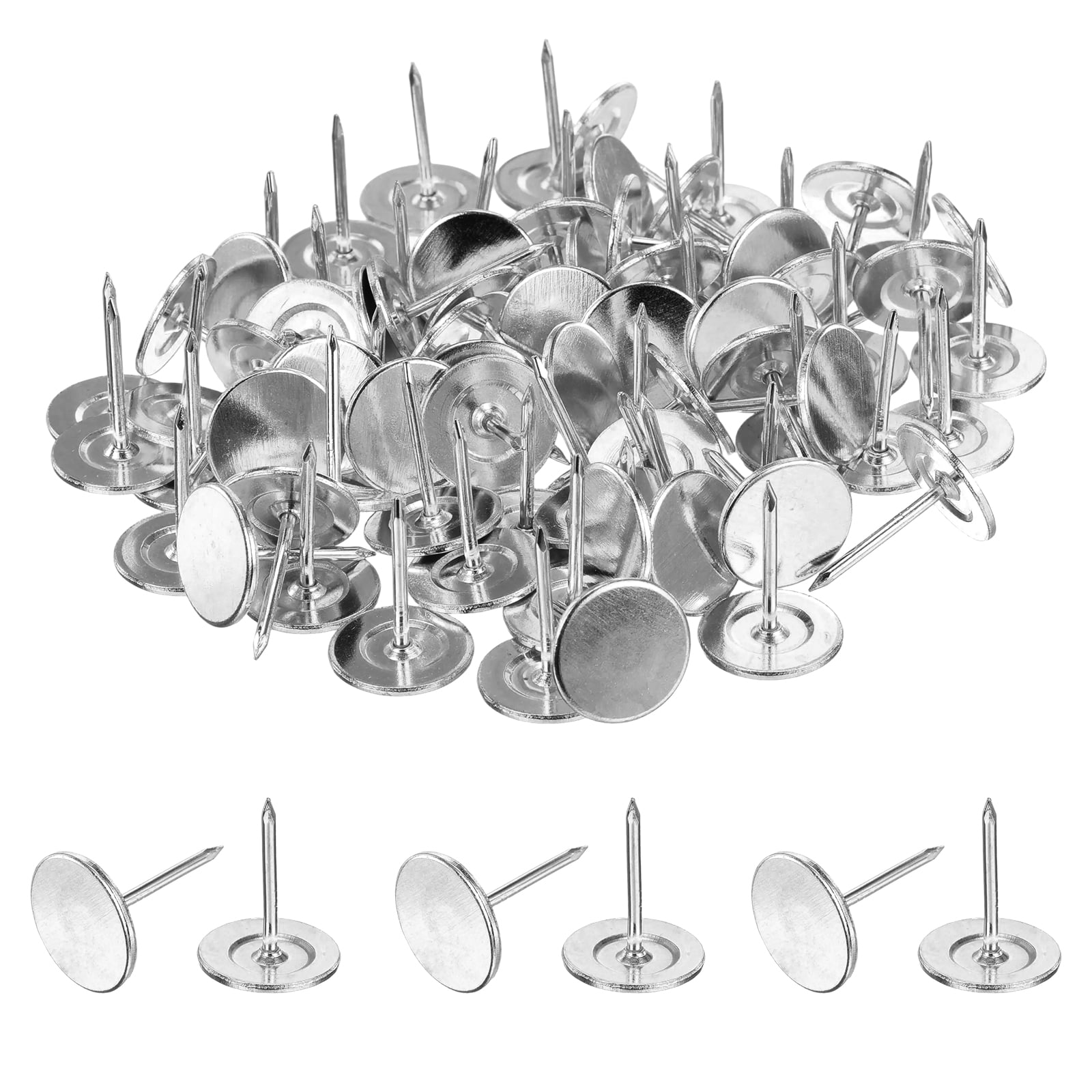 Uxcell Upholstery Tacks for Furniture, 3/4 Inch (19 x 25 mm)Metal Round ...