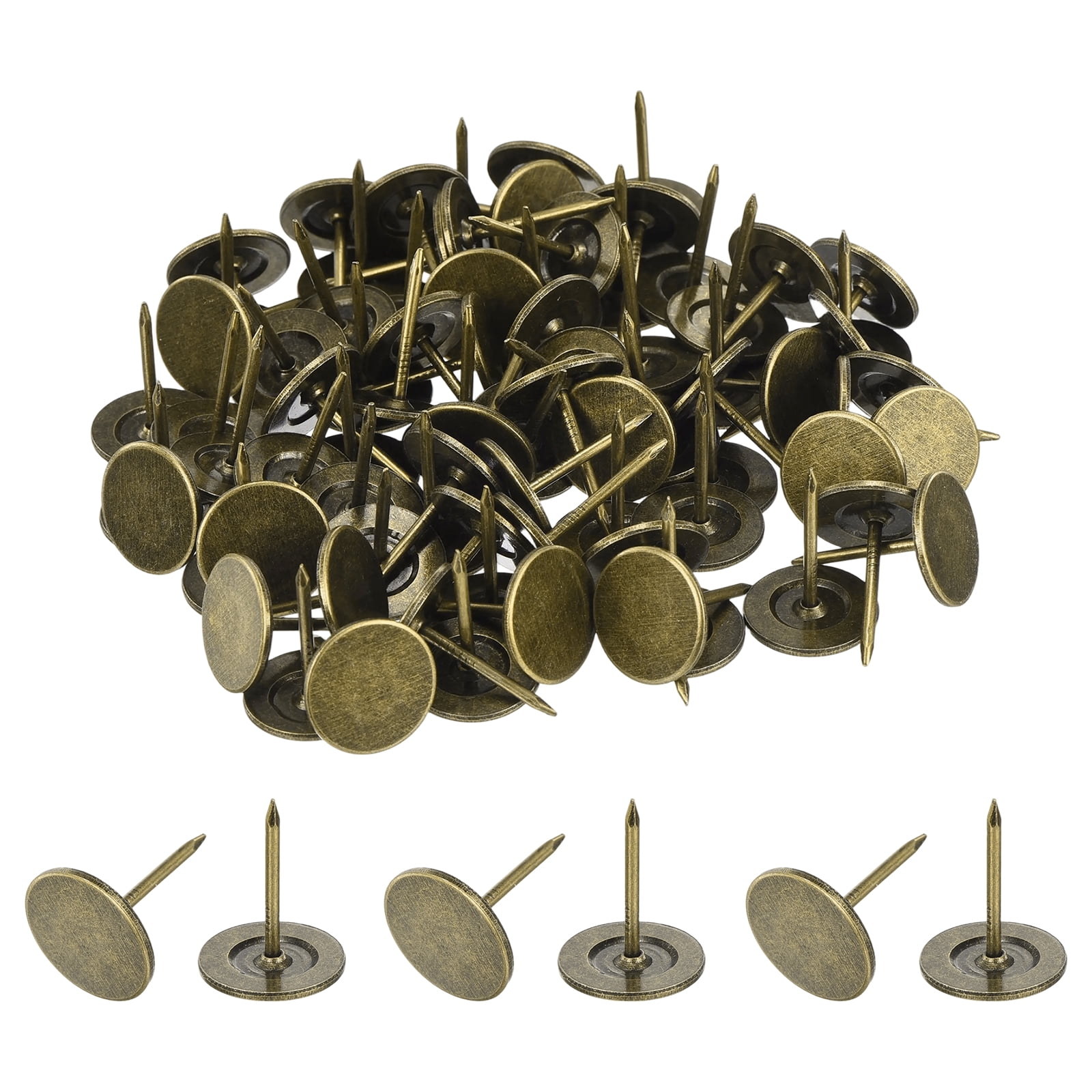 Uxcell Upholstery Tacks for Furniture, 7/16 Inch (11 x 13 mm)Metal ...
