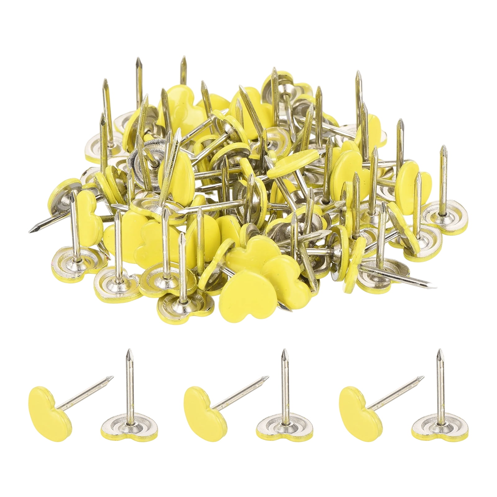 Uxcell Upholstery Tacks for Furniture, 7/16 Inch (11 x 13mm)Metal Heart ...