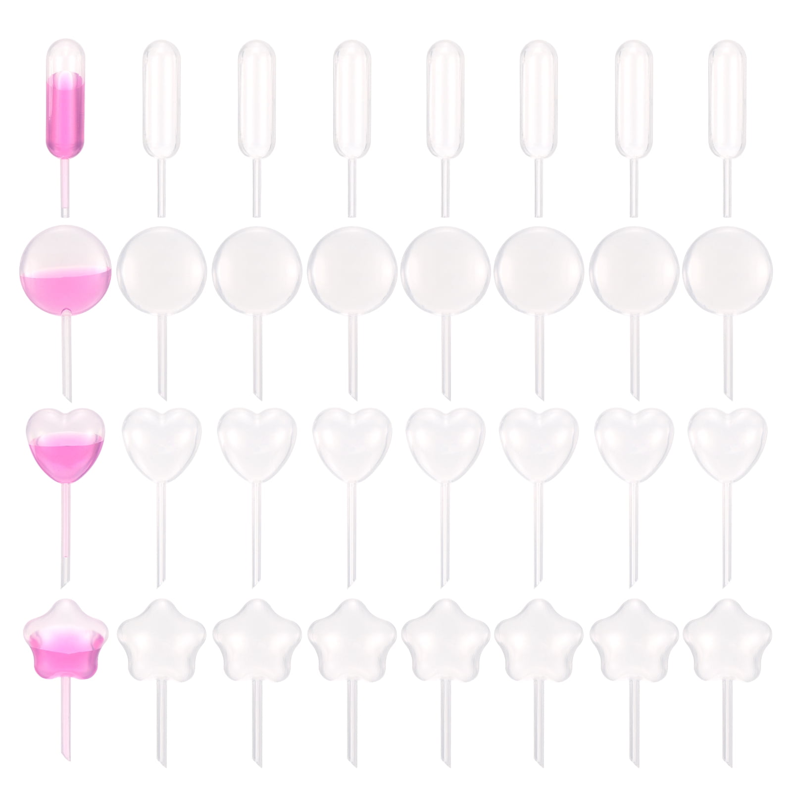 Uxcell Uxcell Cupcakes Pipettes, 250 Pcs 4ml Disposable Plastic Dessert ...