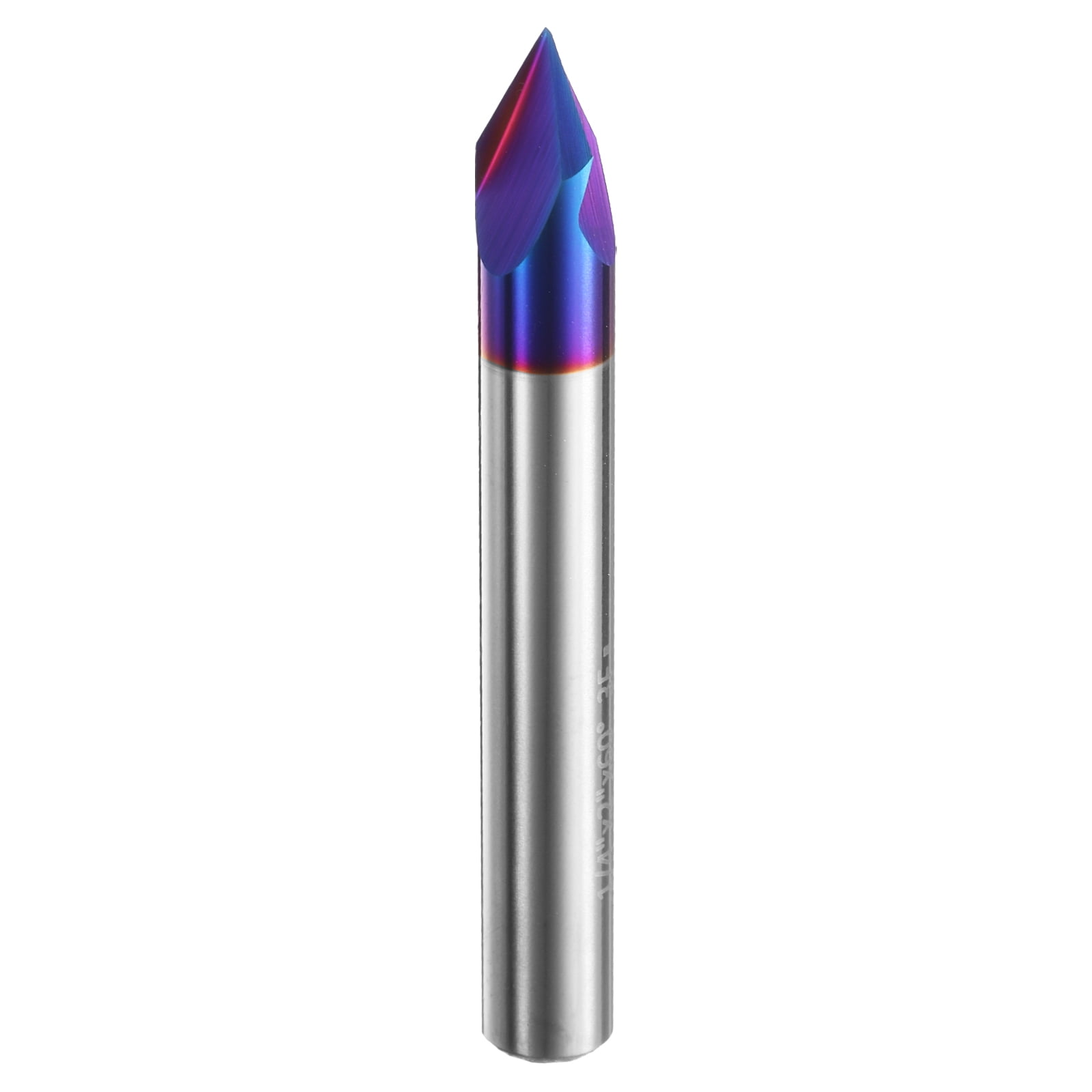 Uxcell V Groove Router Bit 60 Degree 1/4" Shank with Nano Coating CNC ...