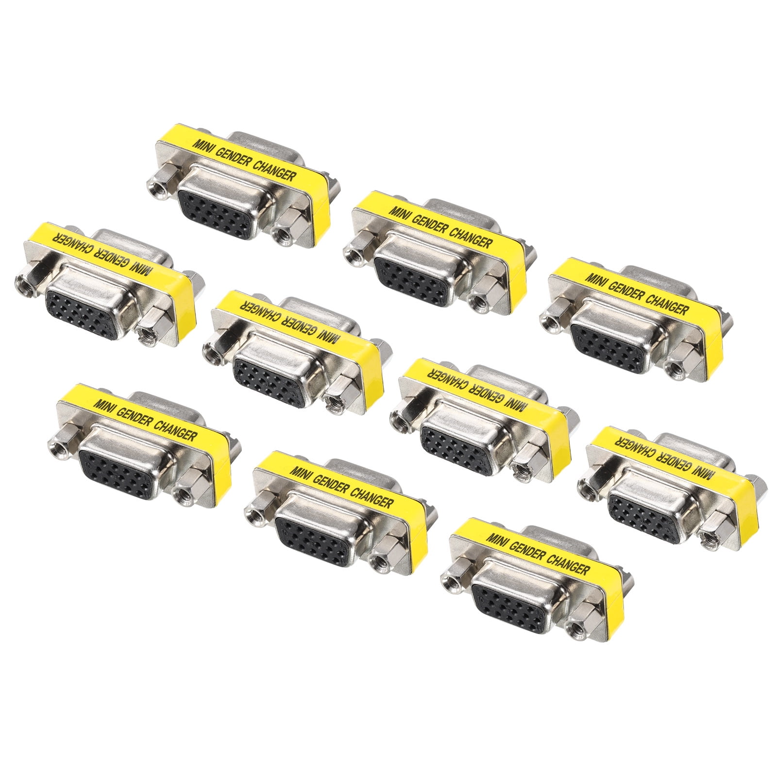 Uxcell VGA Coupler VGA Gender Changer Connector Female to Female VGA ...