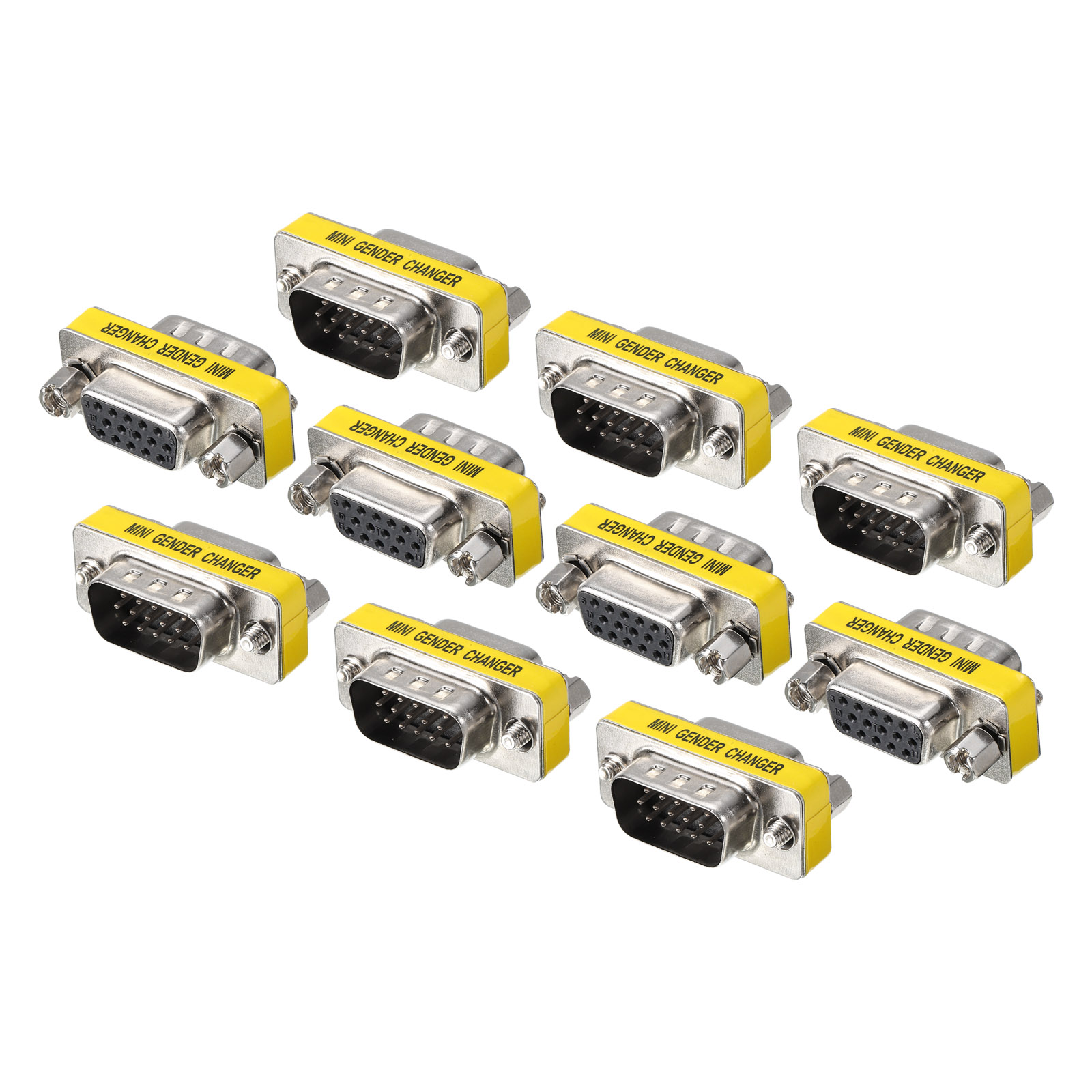 Uxcell VGA Coupler VGA Gender Changer Connector Male to Female VGA ...