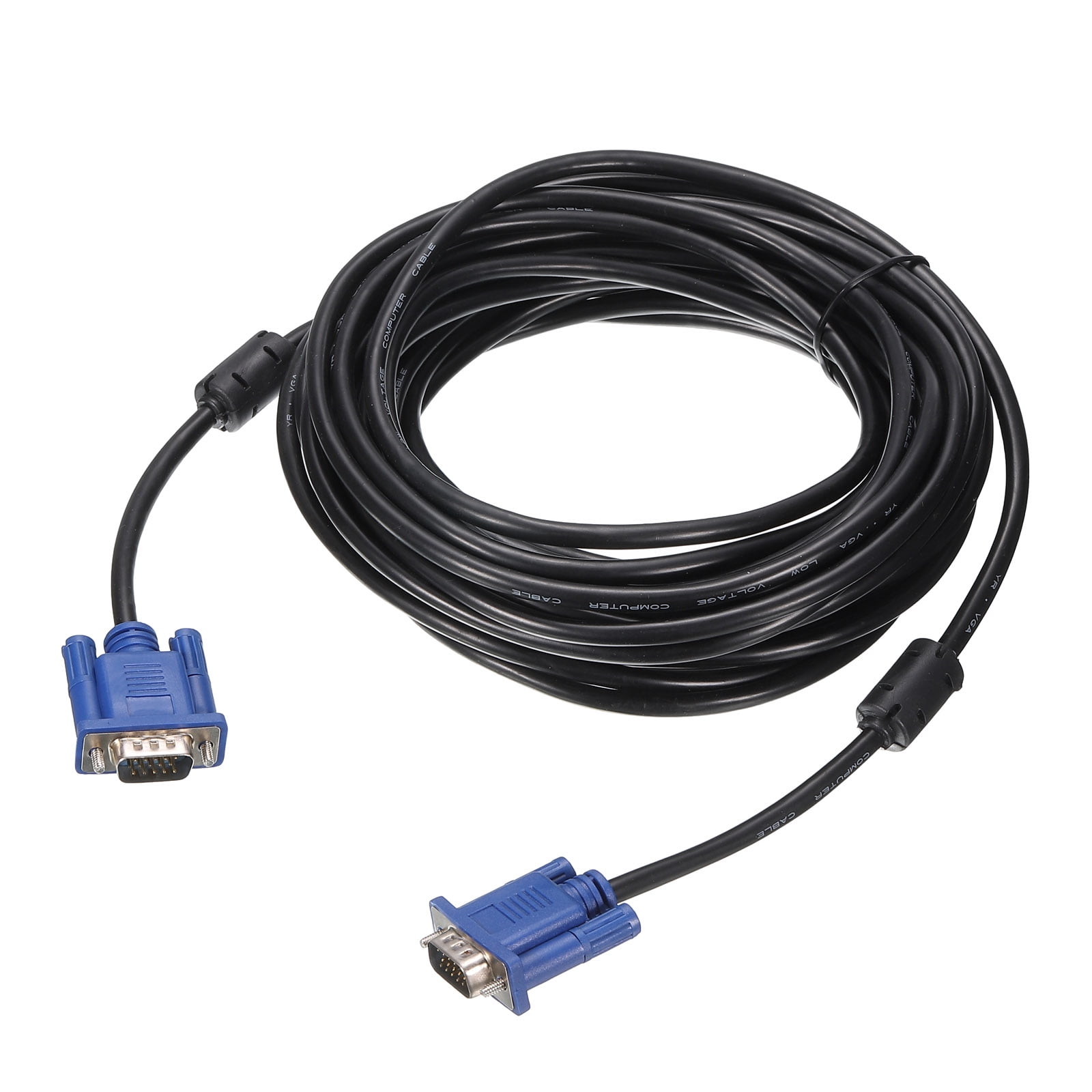 Uxcell VGA to VGA Cable, 10M/33ft Male to Male VGA 35 Video Cable for Computer, Projector ...