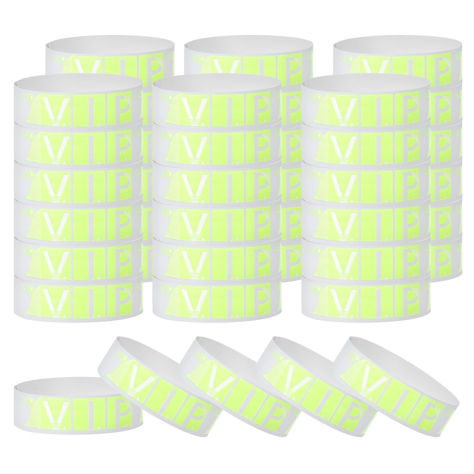 Uxcell VIP Wristbands for Events, Neon Party Bands, Waterproof Concert ...