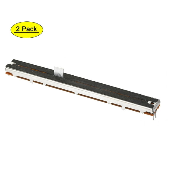 Uxcell Variable Resistors 128mm Straight Slide Potentiometer B50K Ohm ...