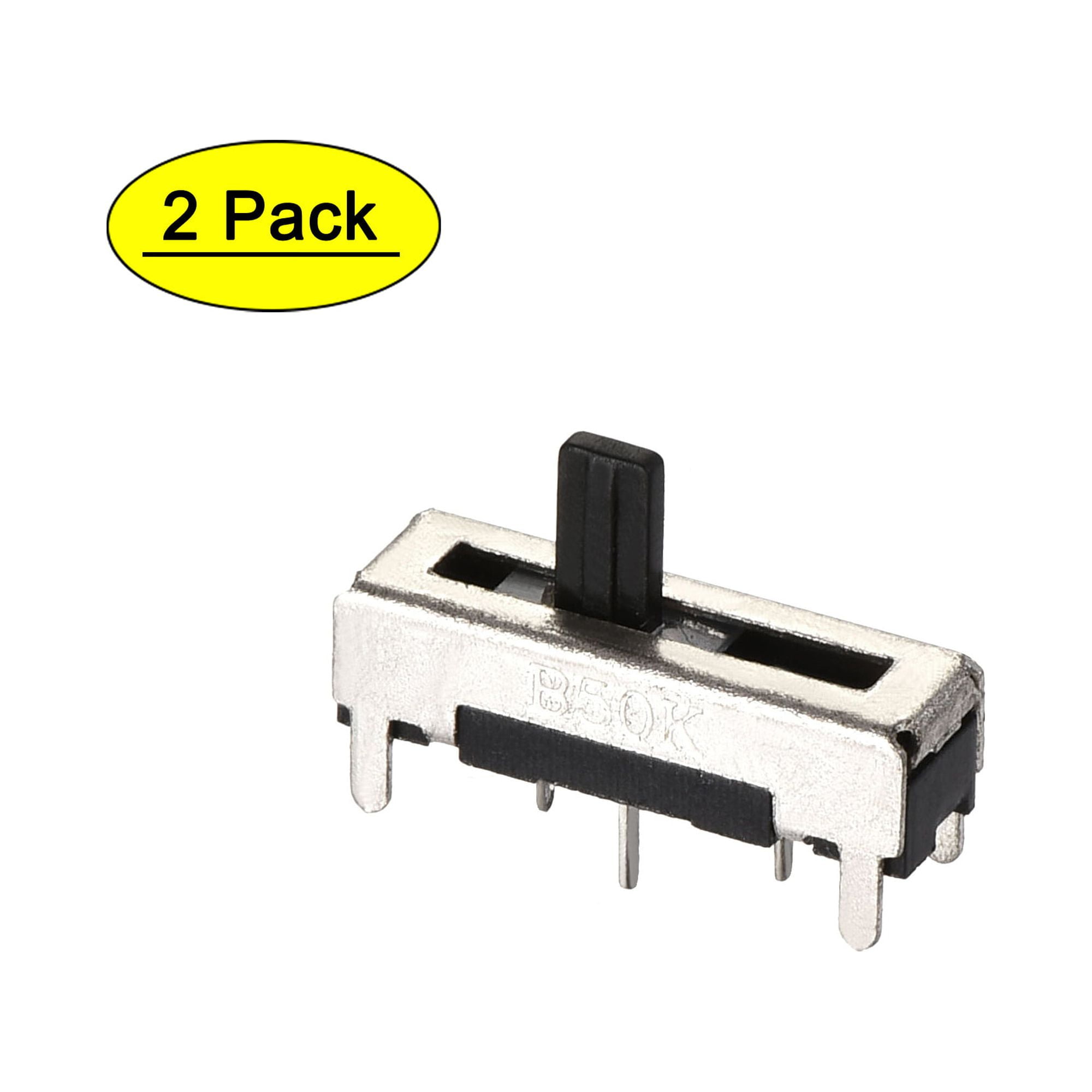 Uxcell Variable Resistors 18mm Straight Slide Potentiometer B50K Ohm ...