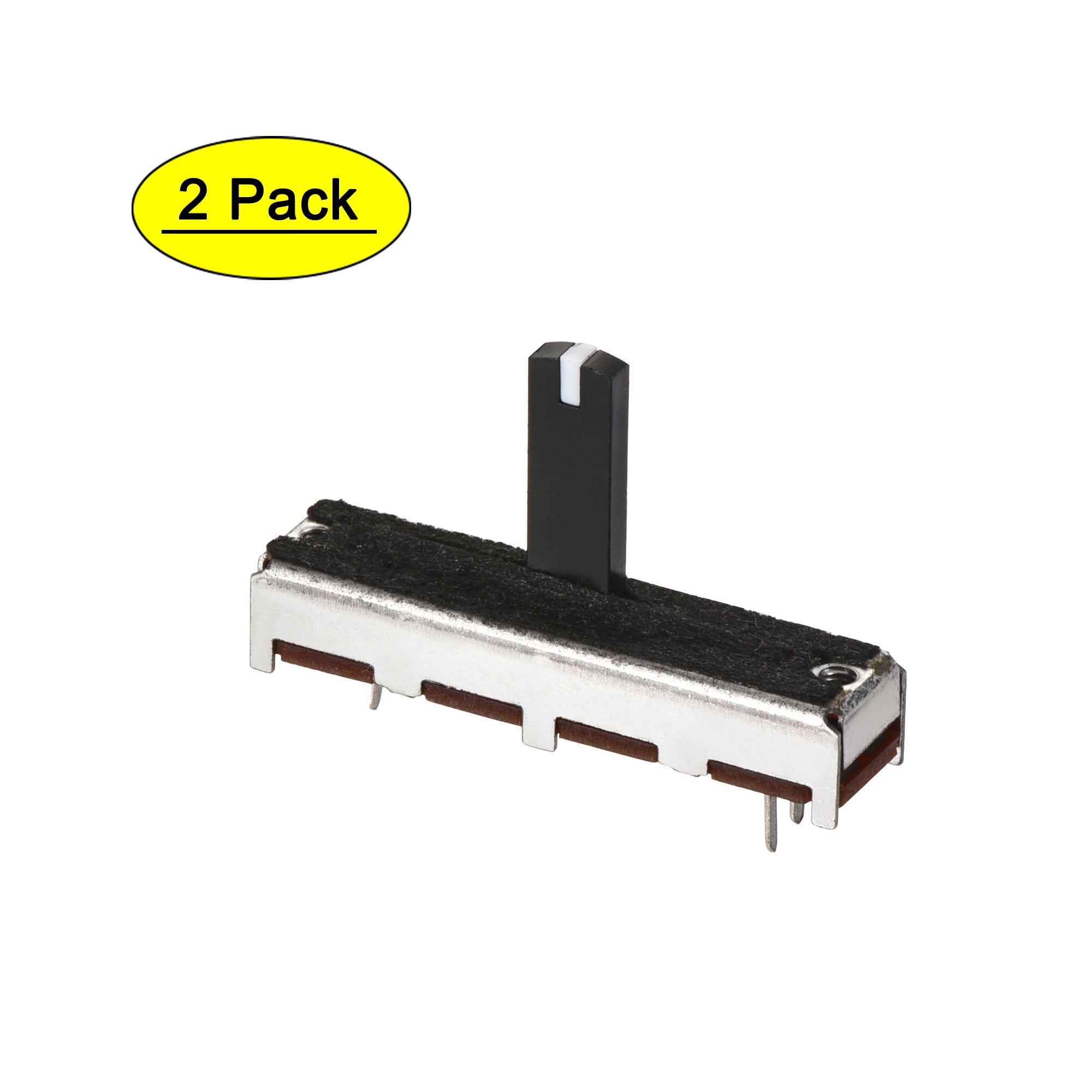 Uxcell Variable Resistors 35mm Straight Slide Potentiometer B50K Ohm ...