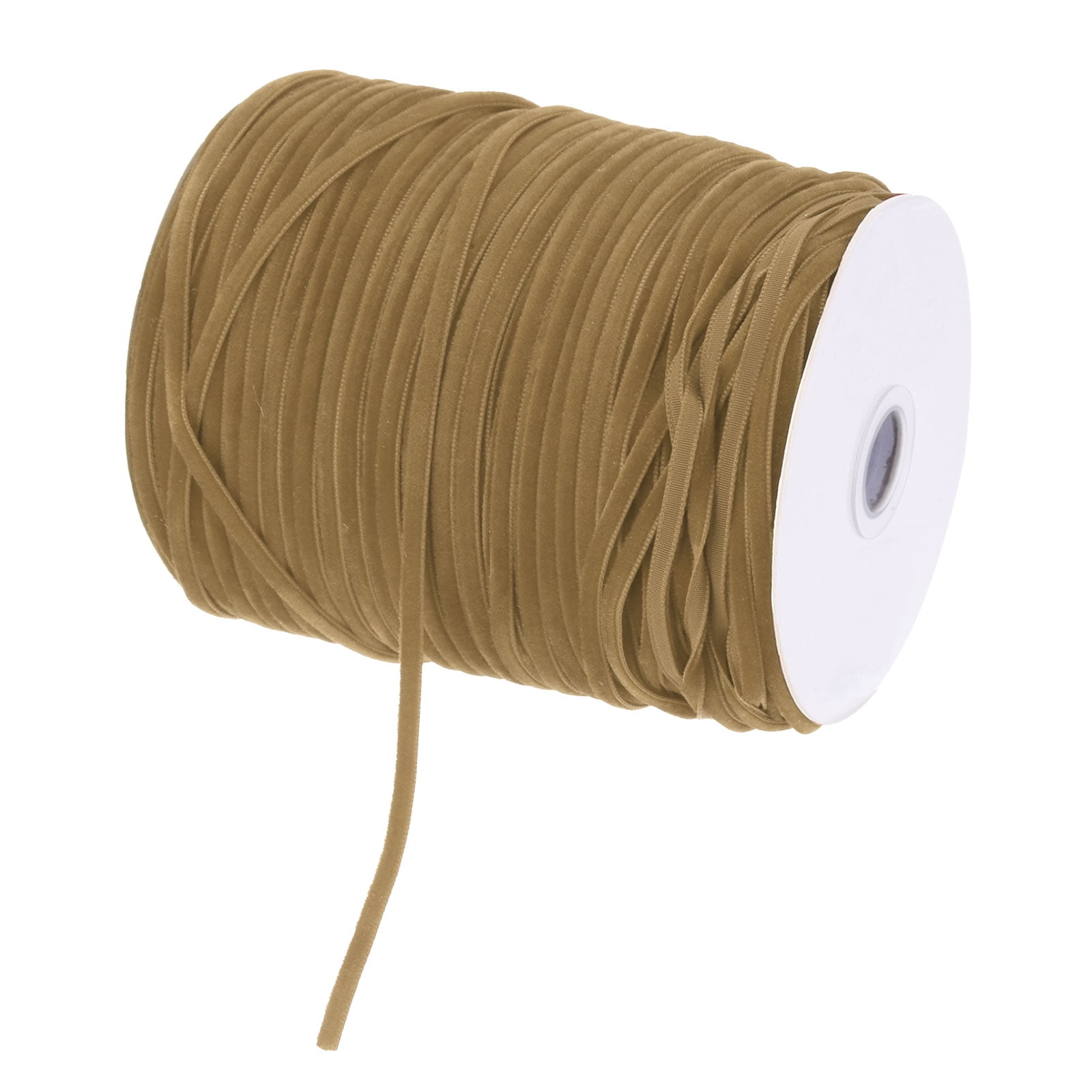 Uxcell Velvet Ribbon Gift Wrapping 200 Yard x 1/8 Inch Khaki Single ...