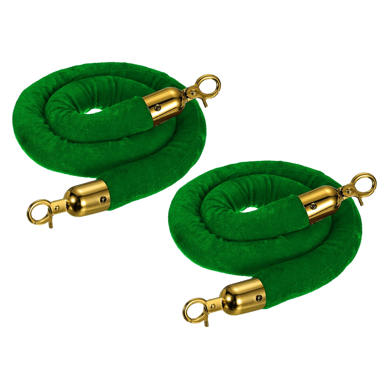 Uxcell Velvet Stanchion Rope, Barrier Rope Velvet Carpet Ropes with ...