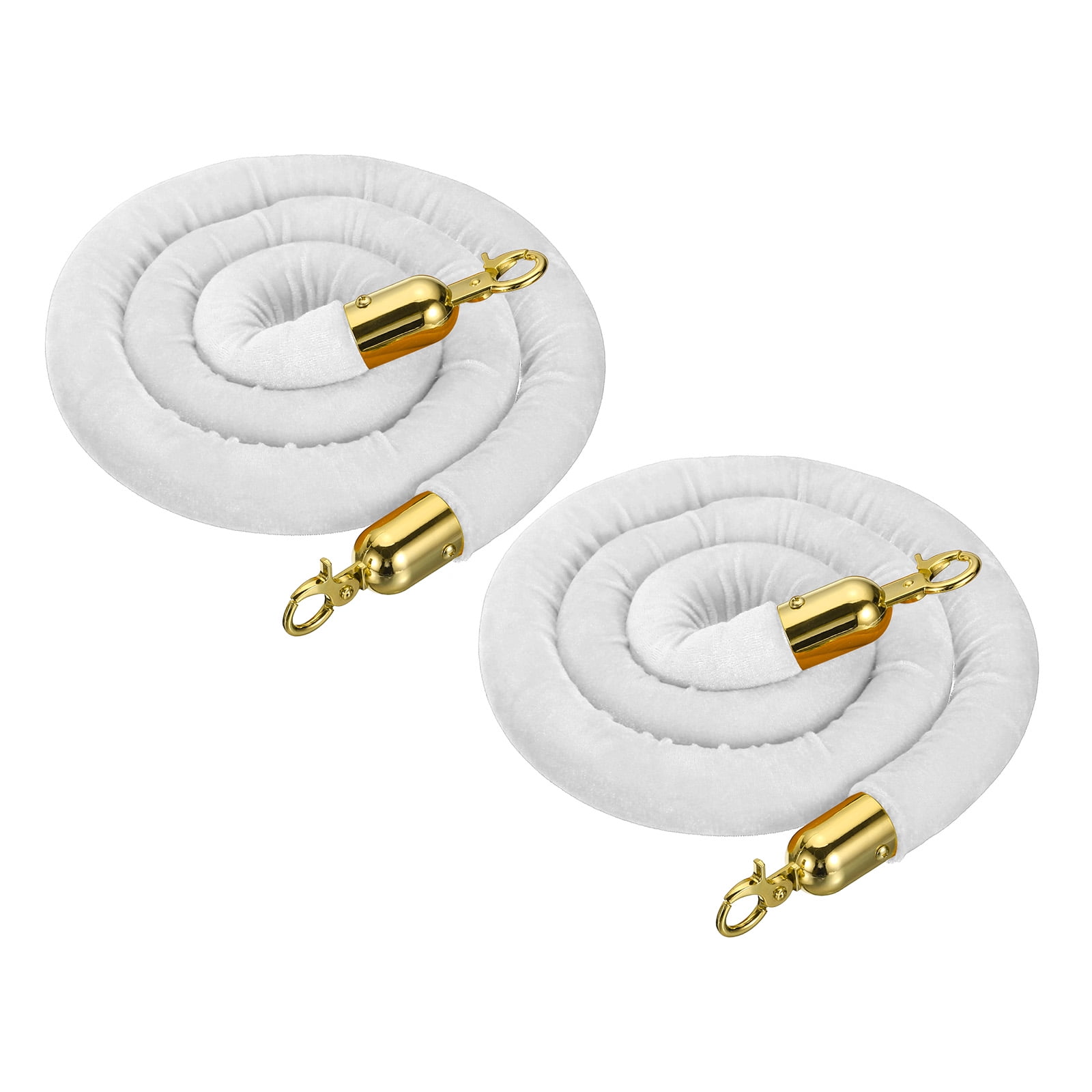 Uxcell Velvet Stanchion Rope, Barrier Rope Velvet Carpet Ropes with ...